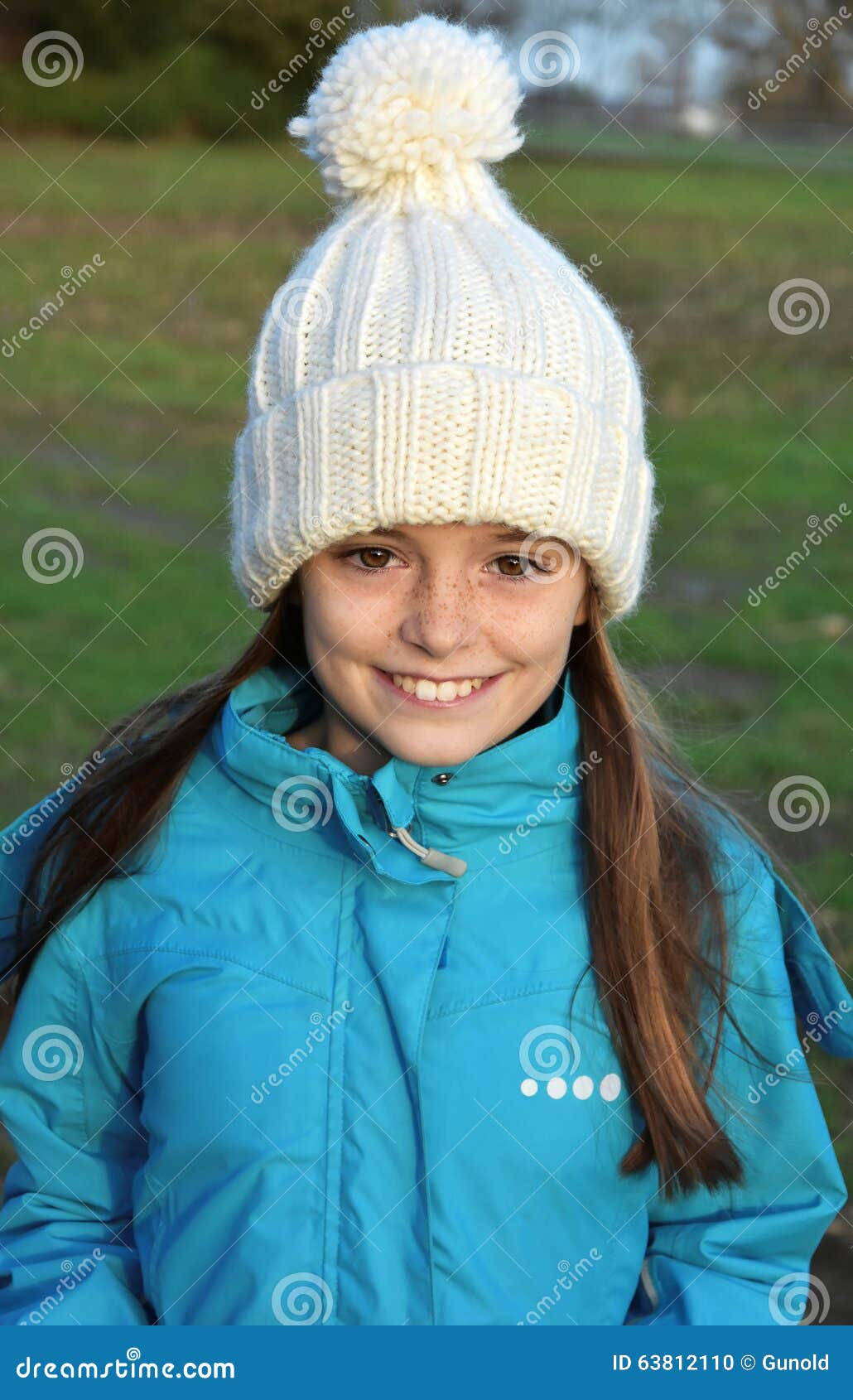 Girl with bobble hat stock photo. Image of longing, nice - 63812110 Girl with bobble hat stock photo. Image of longing, nice - 63812110