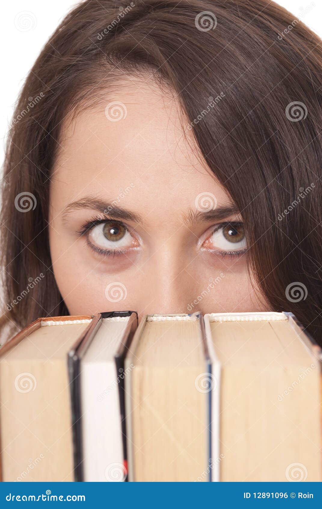 Girl with a book stock photo. Image of youth, book, student - 12891096