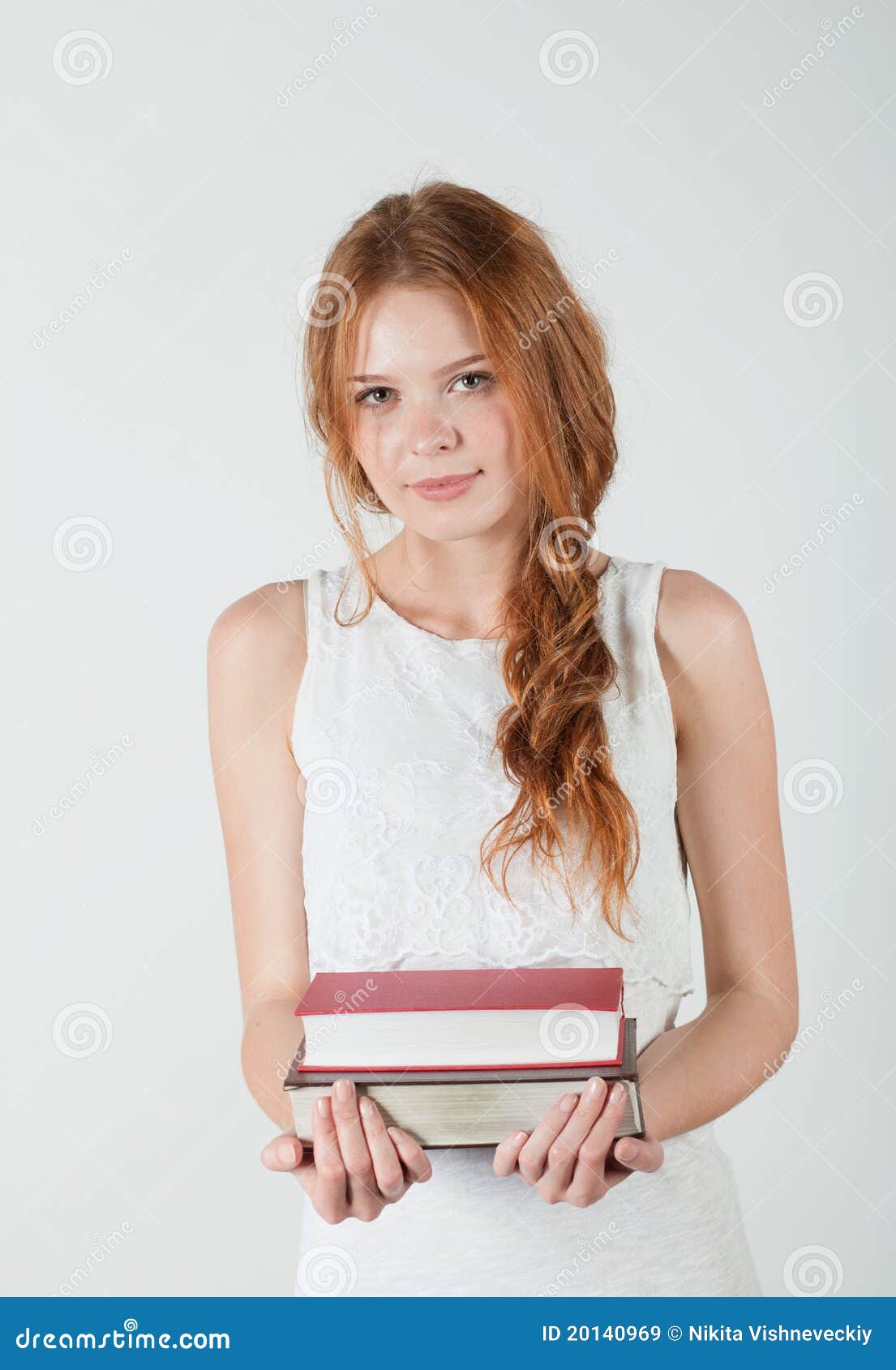 Girl with book stock image. Image of studying, school - 20140969