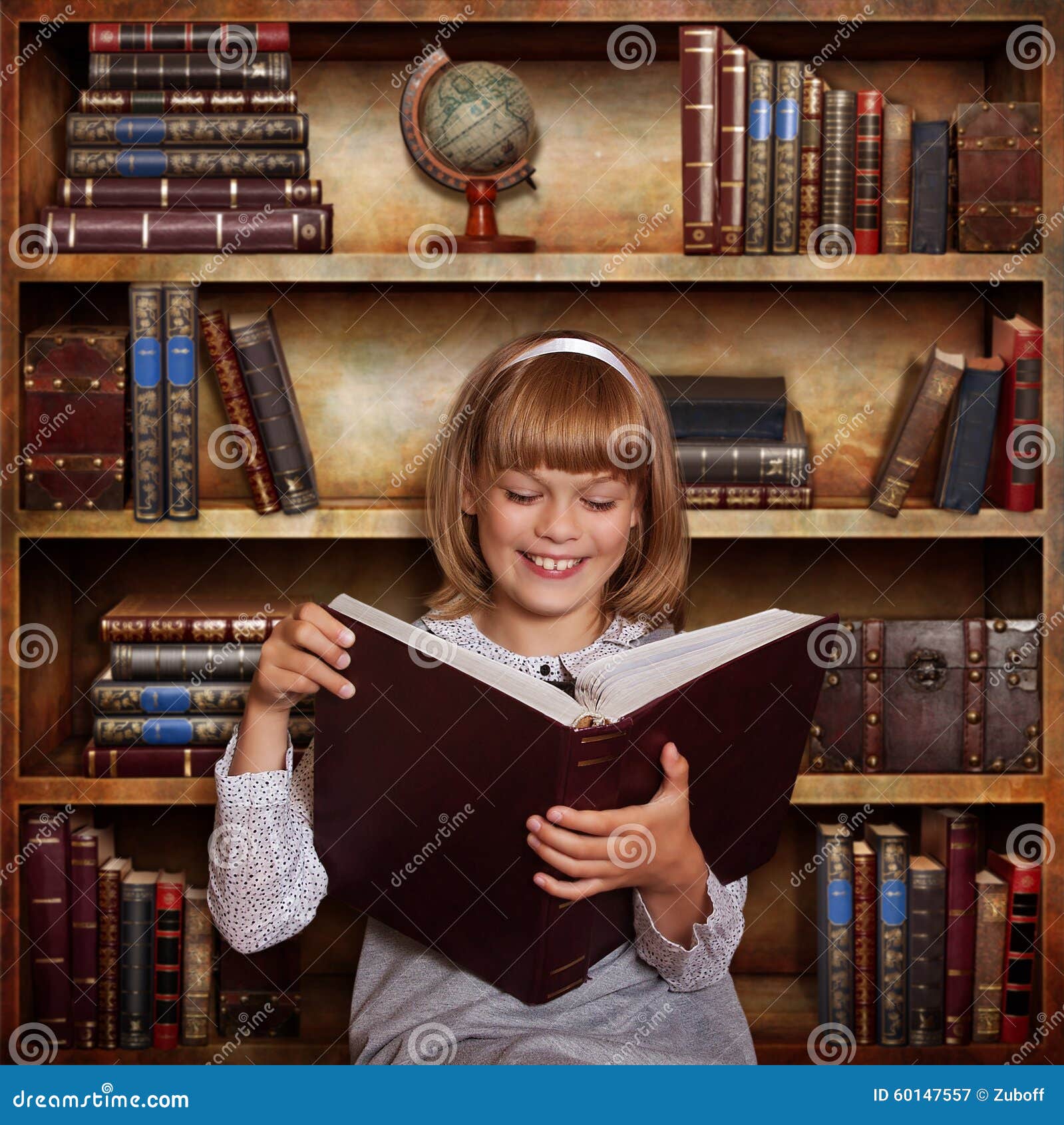 Girl with a Book stock image. Image of paper, culture - 60147557