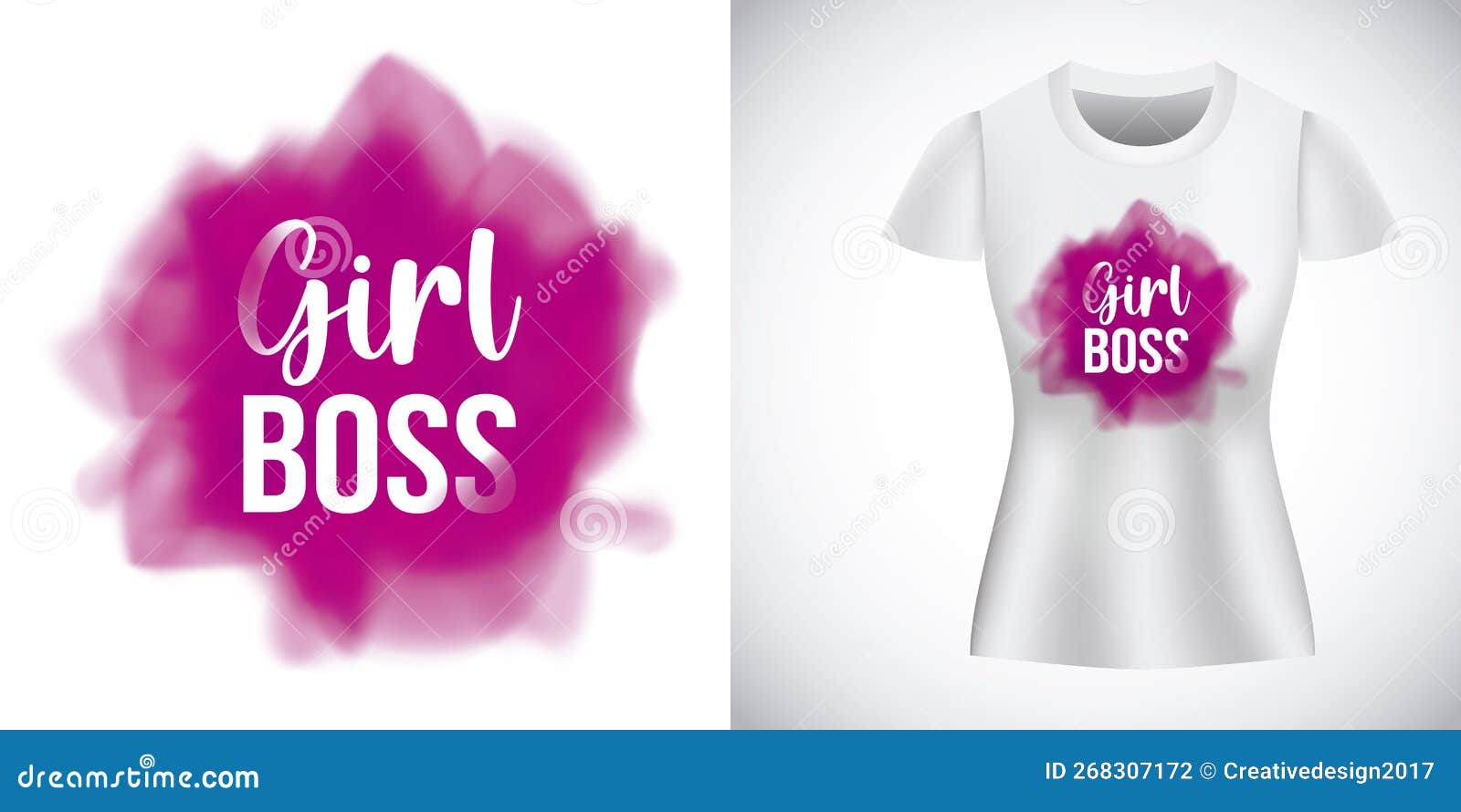 Girl Boss T Shirt. Vector Design Stock Vector - Illustration of fashion ...