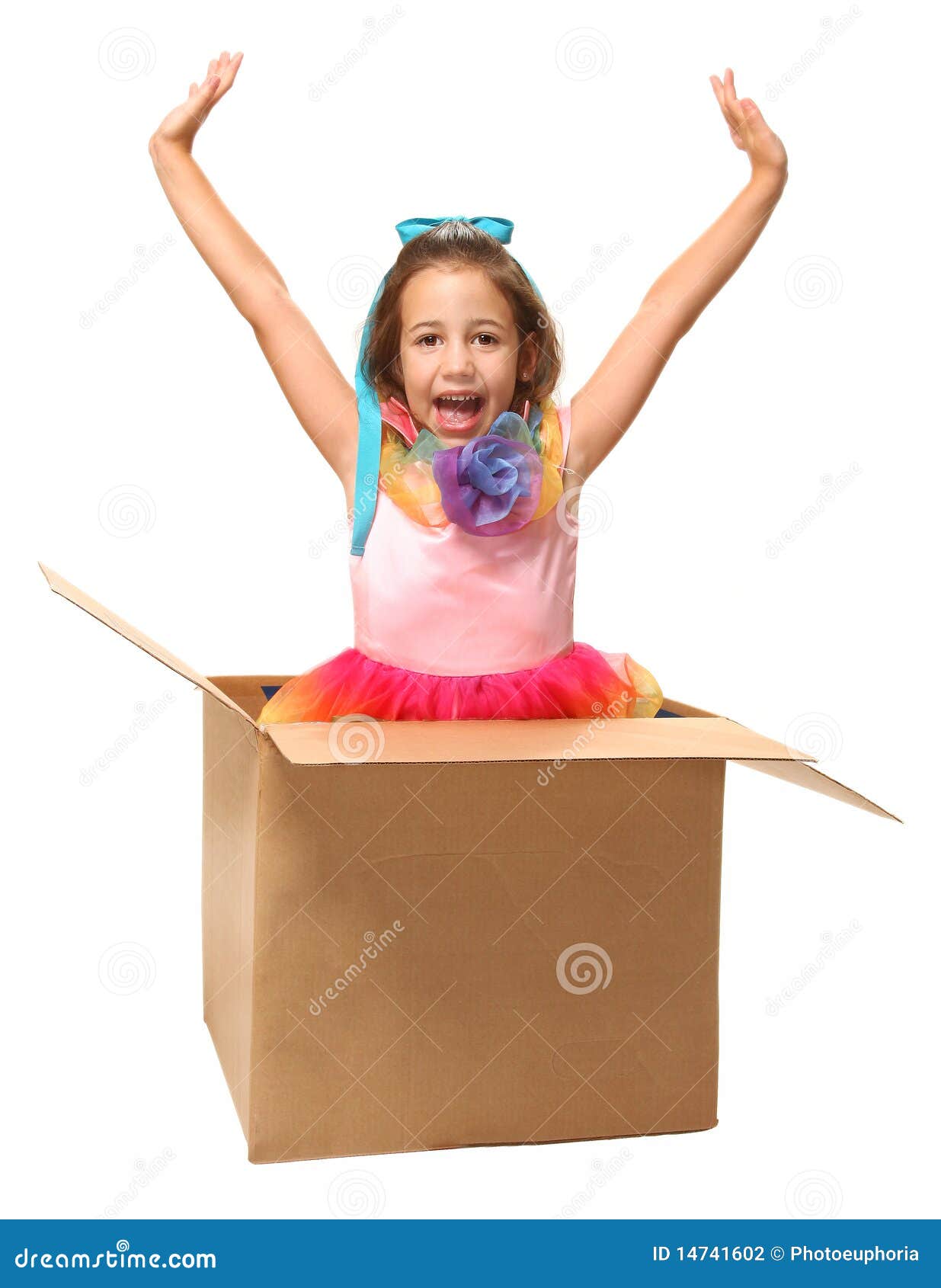 Girl in Box stock photo. Image of french, female, girl - 14741602