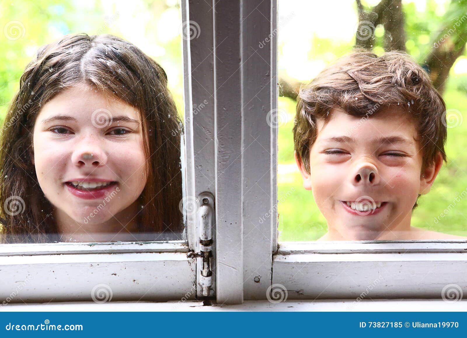 Child Nose Against Window Stock Photos - Free & Royalty-Free Stock ...