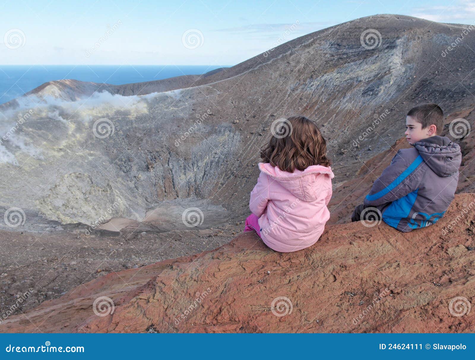 The Fossa Crater On Vulcano, Italy Stock Photography | CartoonDealer ... The Fossa Crater On Vulcano, Italy Stock Photography | CartoonDealer ...