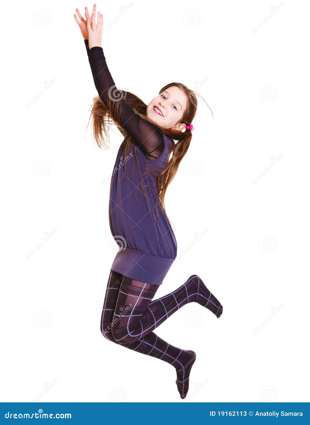 Girl catching something stock image. Image of energetic - 19162113