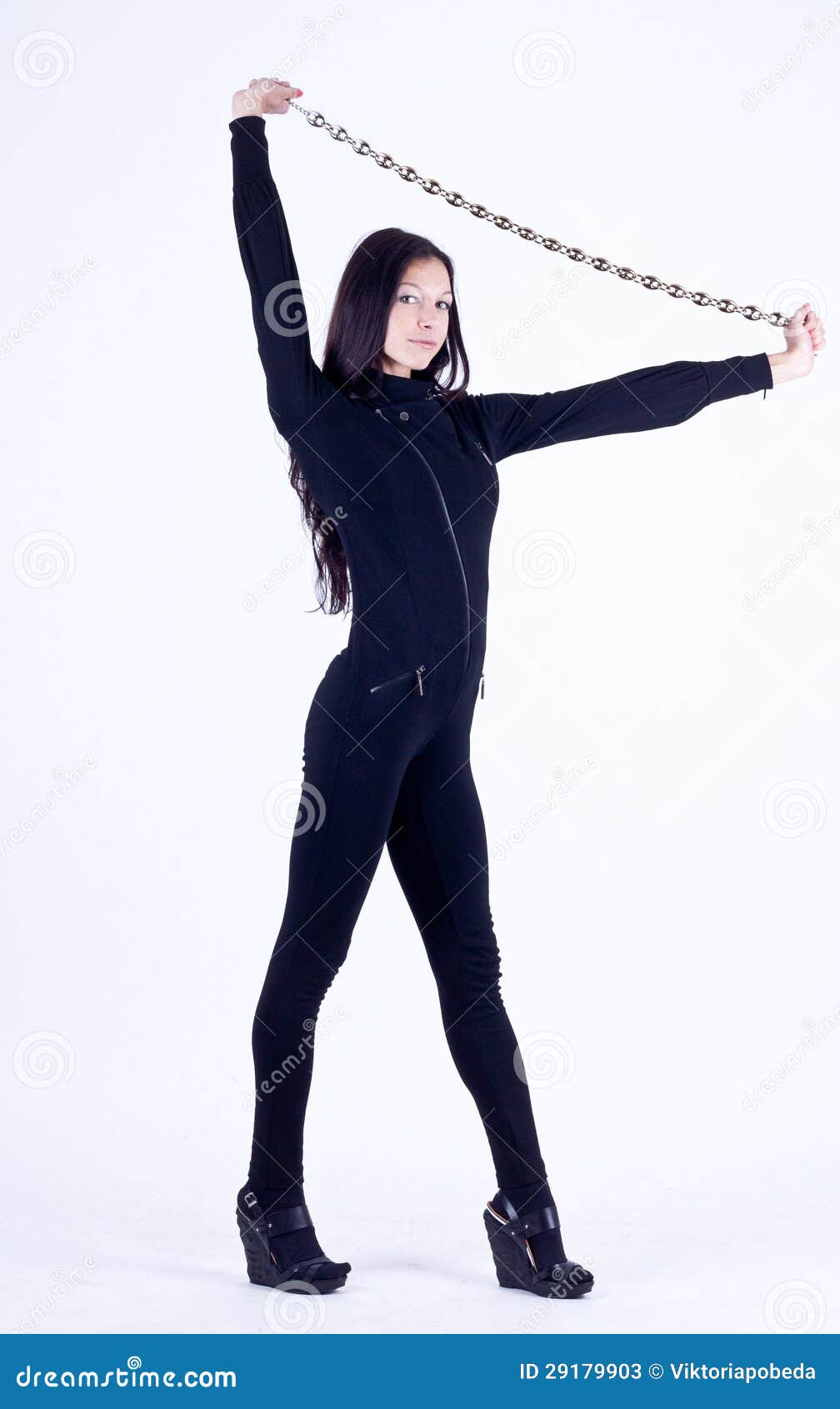 Girl with chain stock image. Image of entrepreneur, office - 29179903