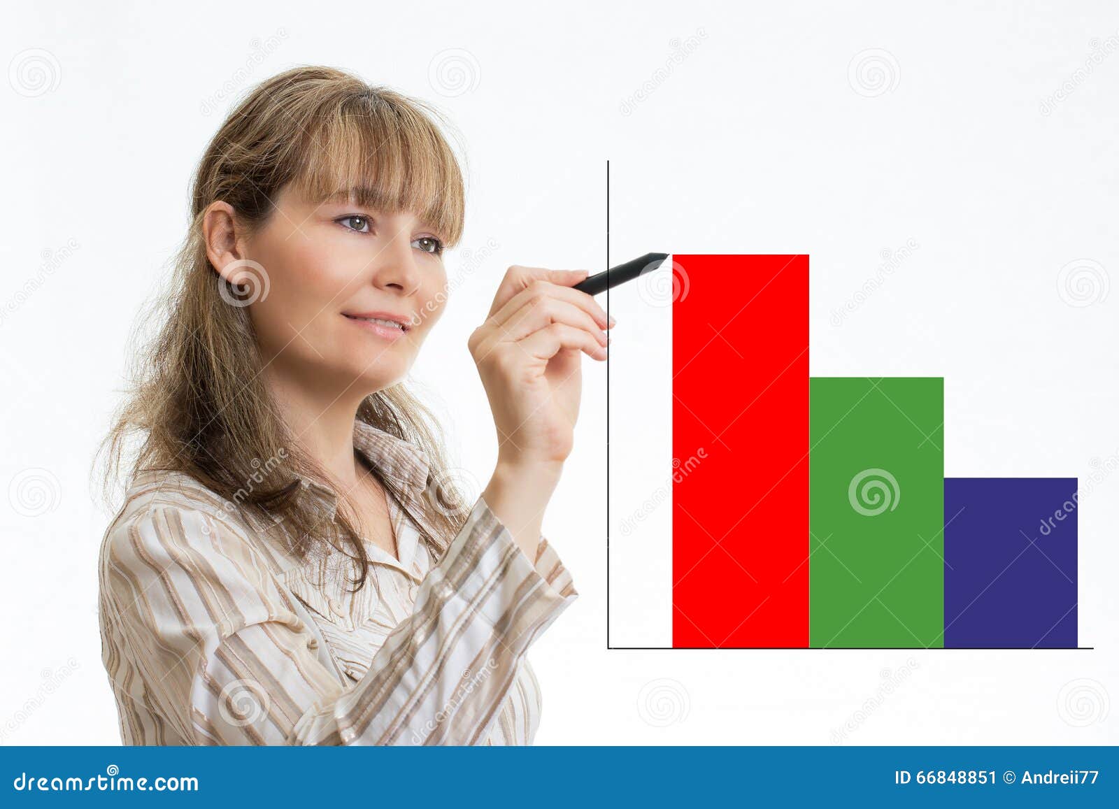 The girl chart stock image. Image of blackboard, adult - 66848851