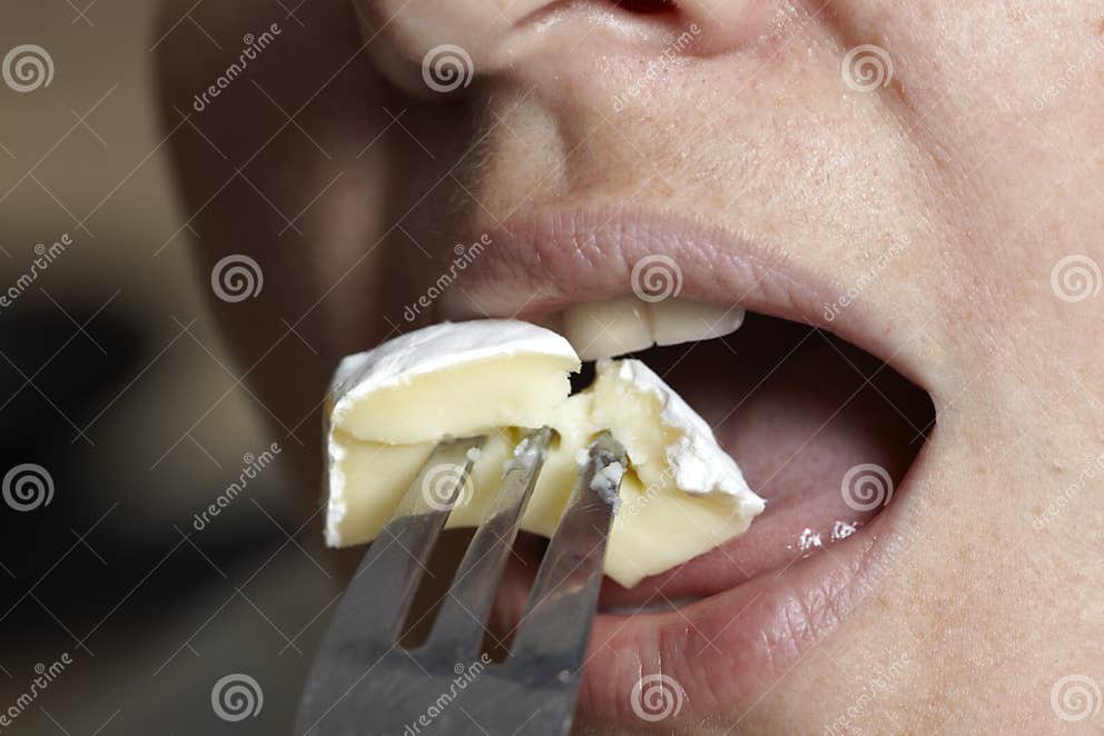 Girl with cheese stock photo. Image of indoors, people - 17373428