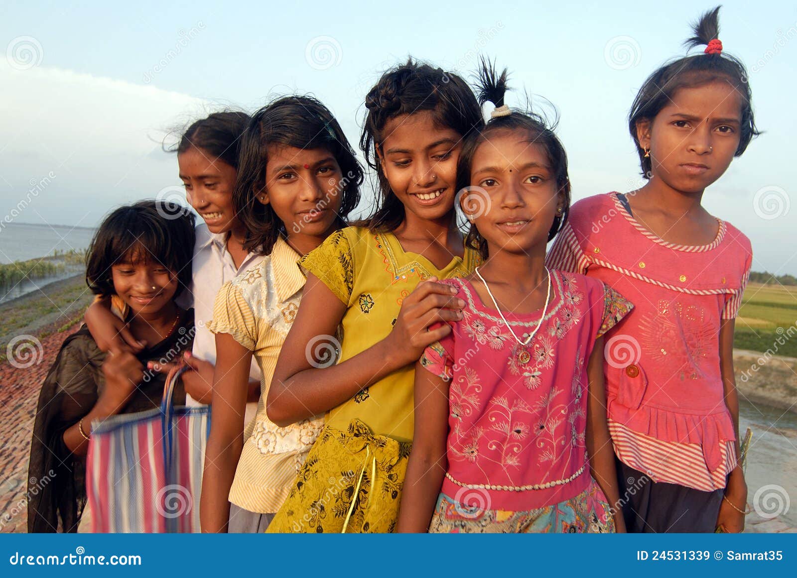 Girl child in India editorial stock image. Image of horizontal - 24531339