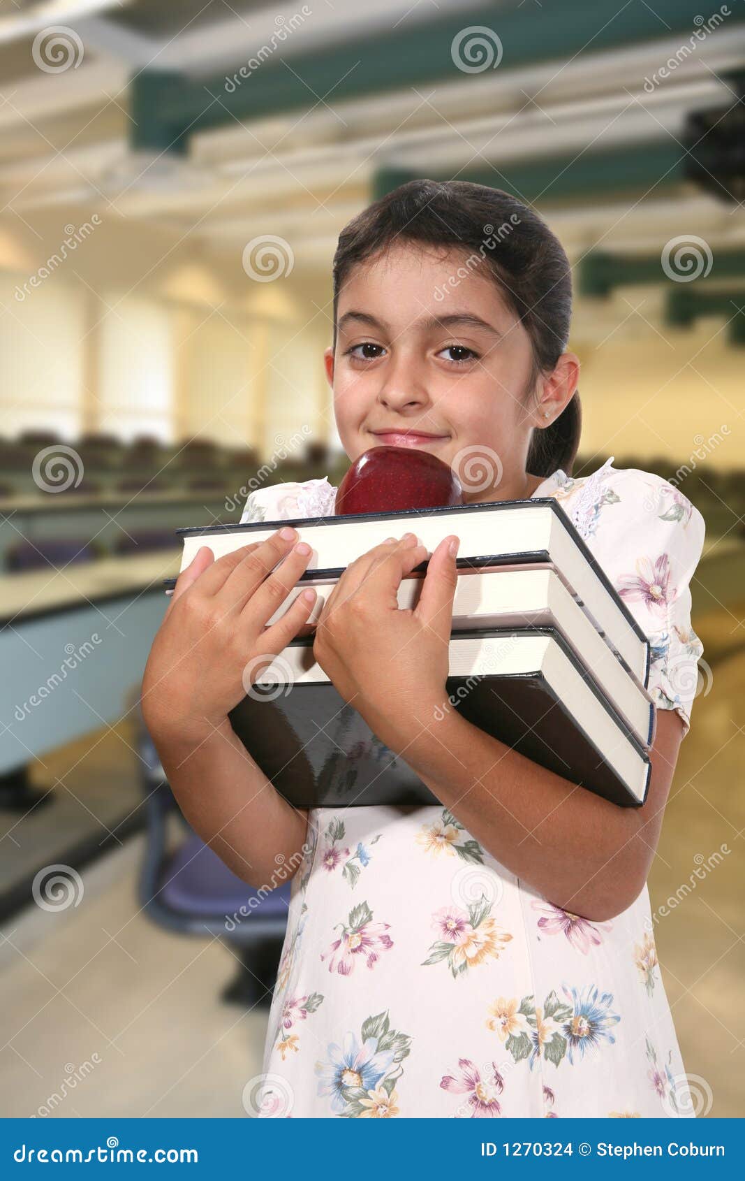 Girl in Class stock photo. Image of clothing, cheerful - 1270324