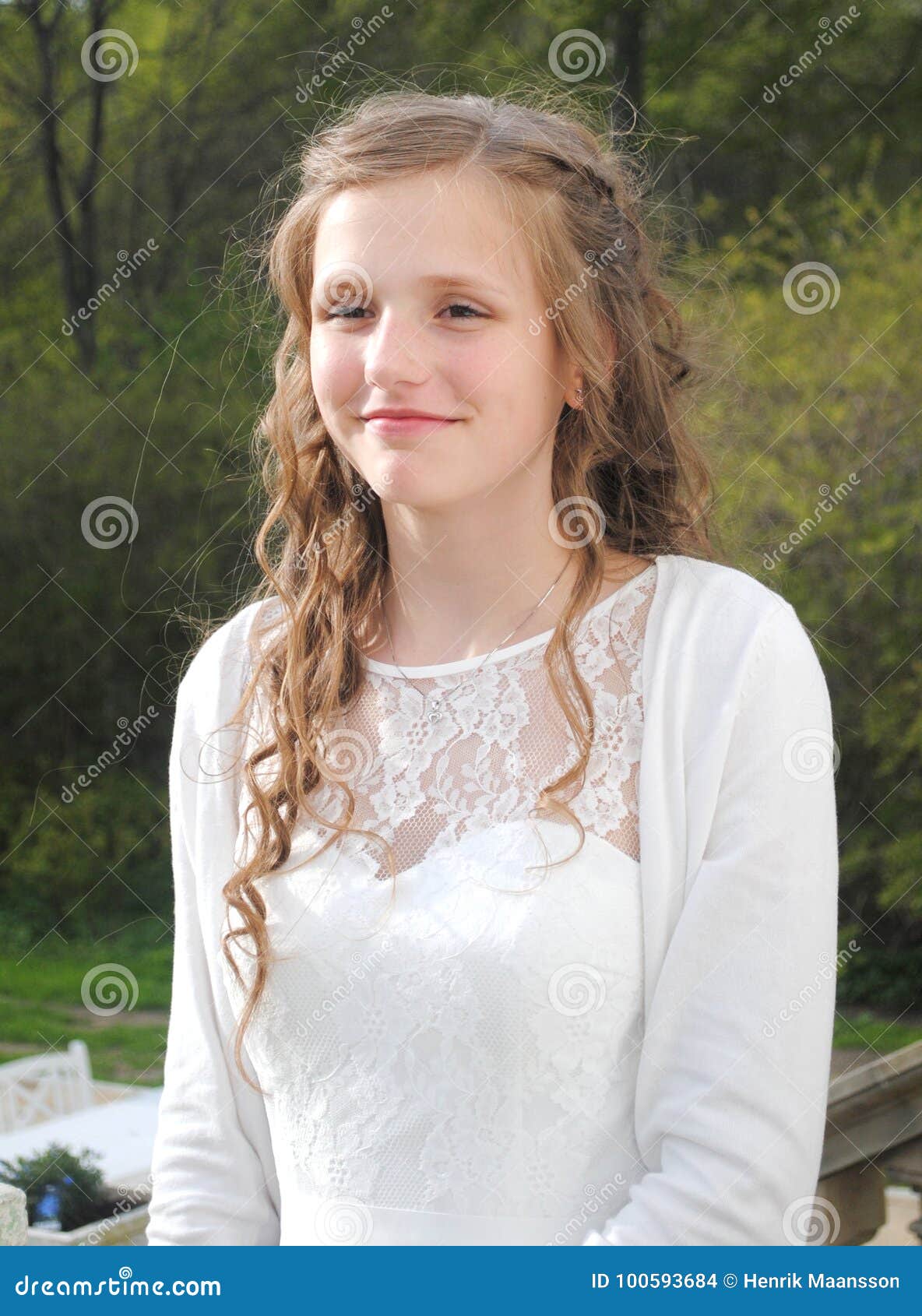 Confirmation stock photo. Image of nice, gown, photograph - 100593684