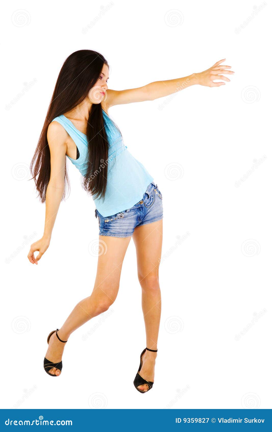 Girl dance stock image. Image of high, happiness, dancing - 9359827