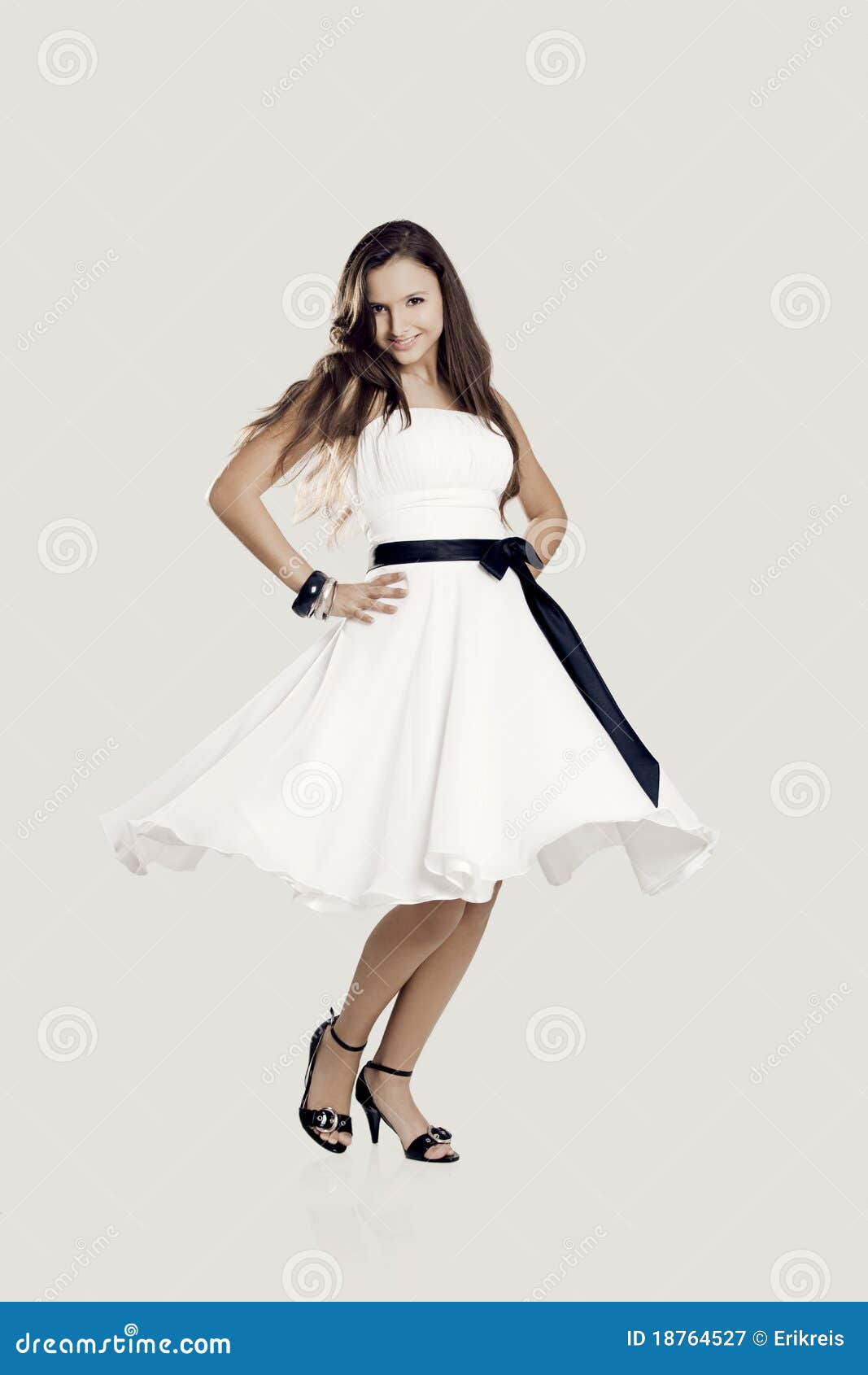 Girl Dancing stock image. Image of fashionable, dance - 18764527