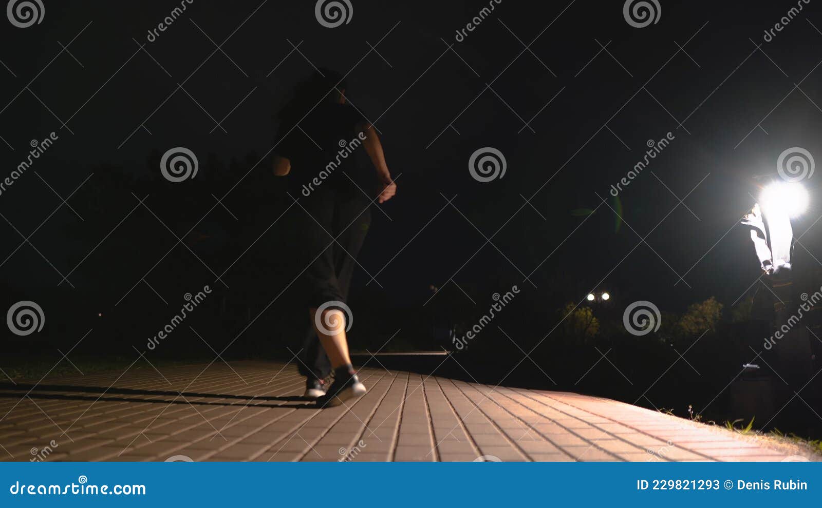 A Girl Dancing a Shuffle in the Night Stock Video - Video of music ...