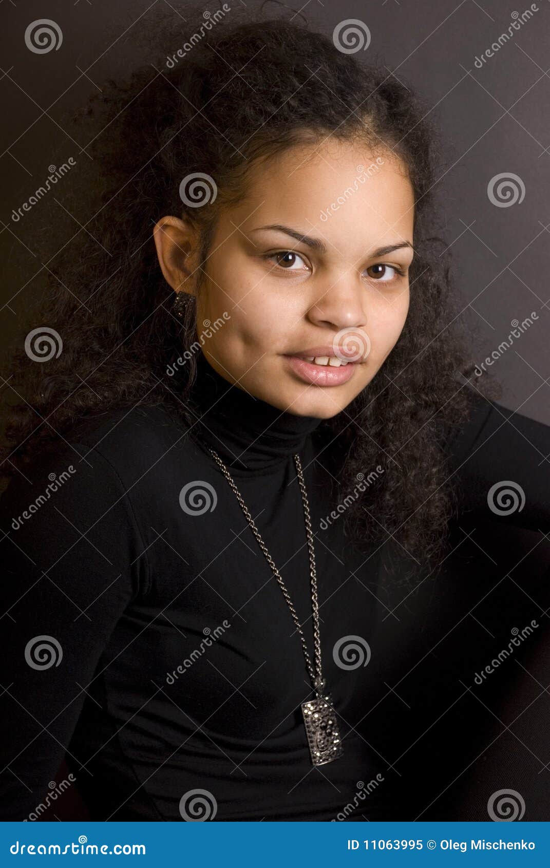 Girl with Dimples stock image. Image of young, girl, teenage - 11063995