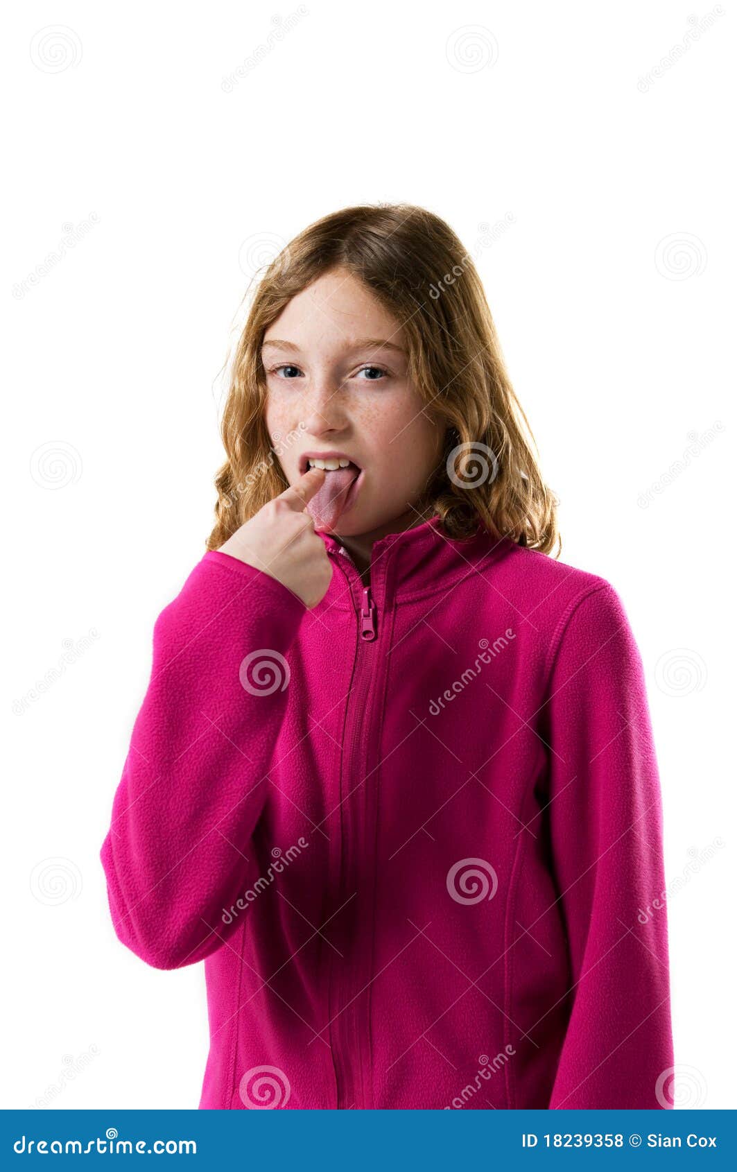 Girl with a Disgusted Expression Stock Photo - Image of isolated, girl ...