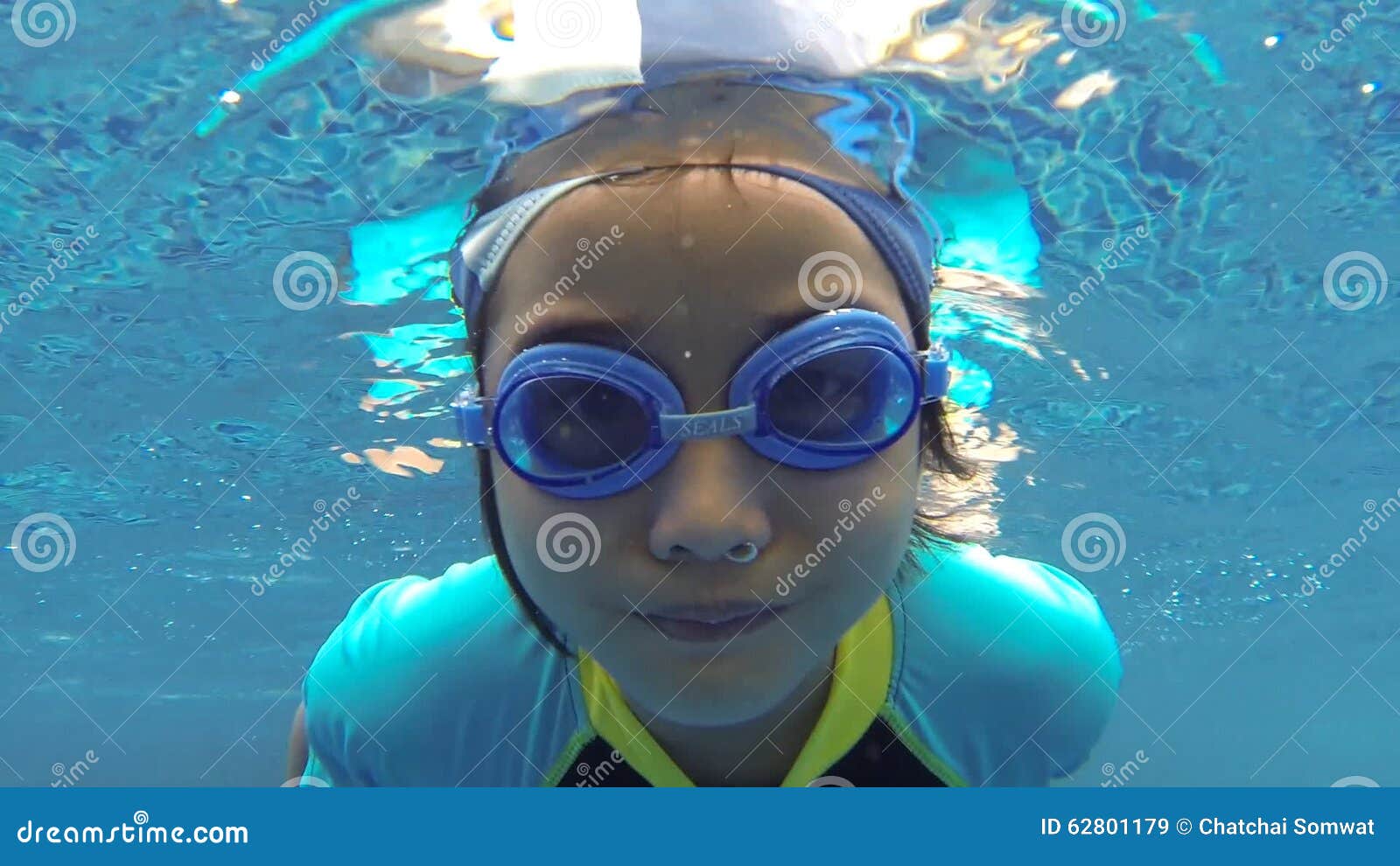 Girl Diving in Swimming Pool. Stock Video - Video of dive, little: 62801179