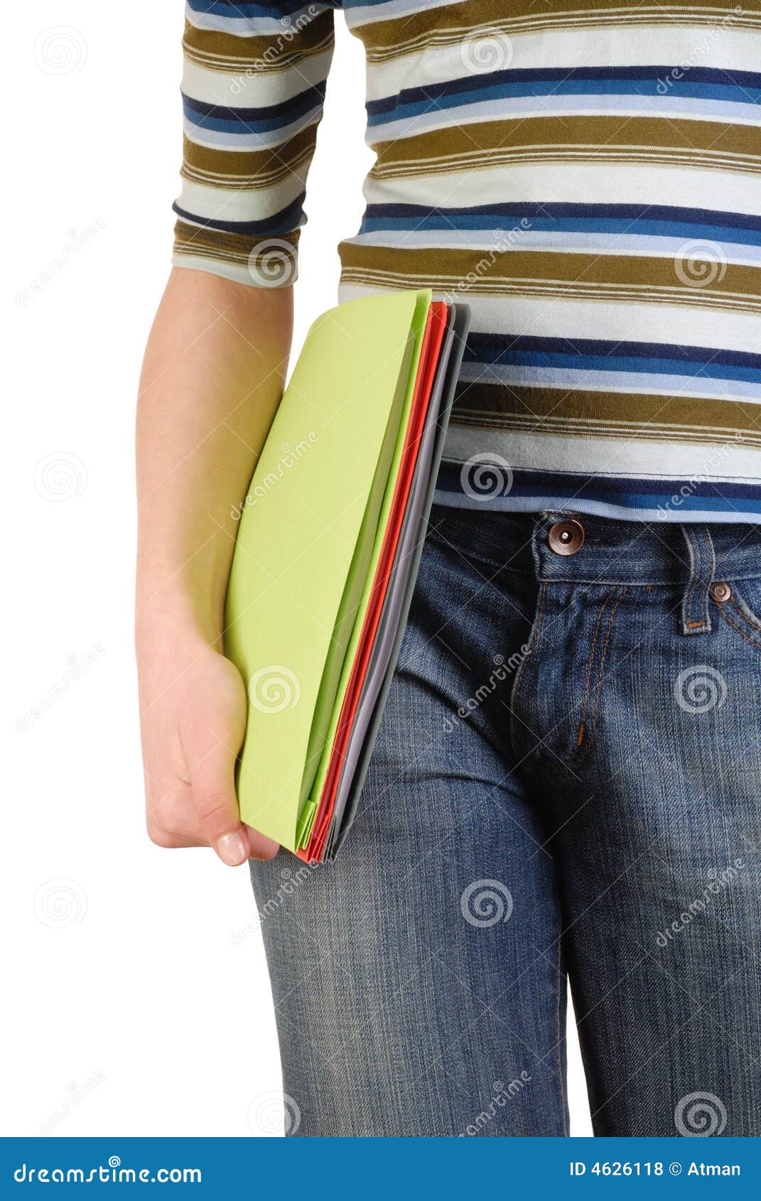 Girl with Documents stock photo. Image of girl, school - 4626118