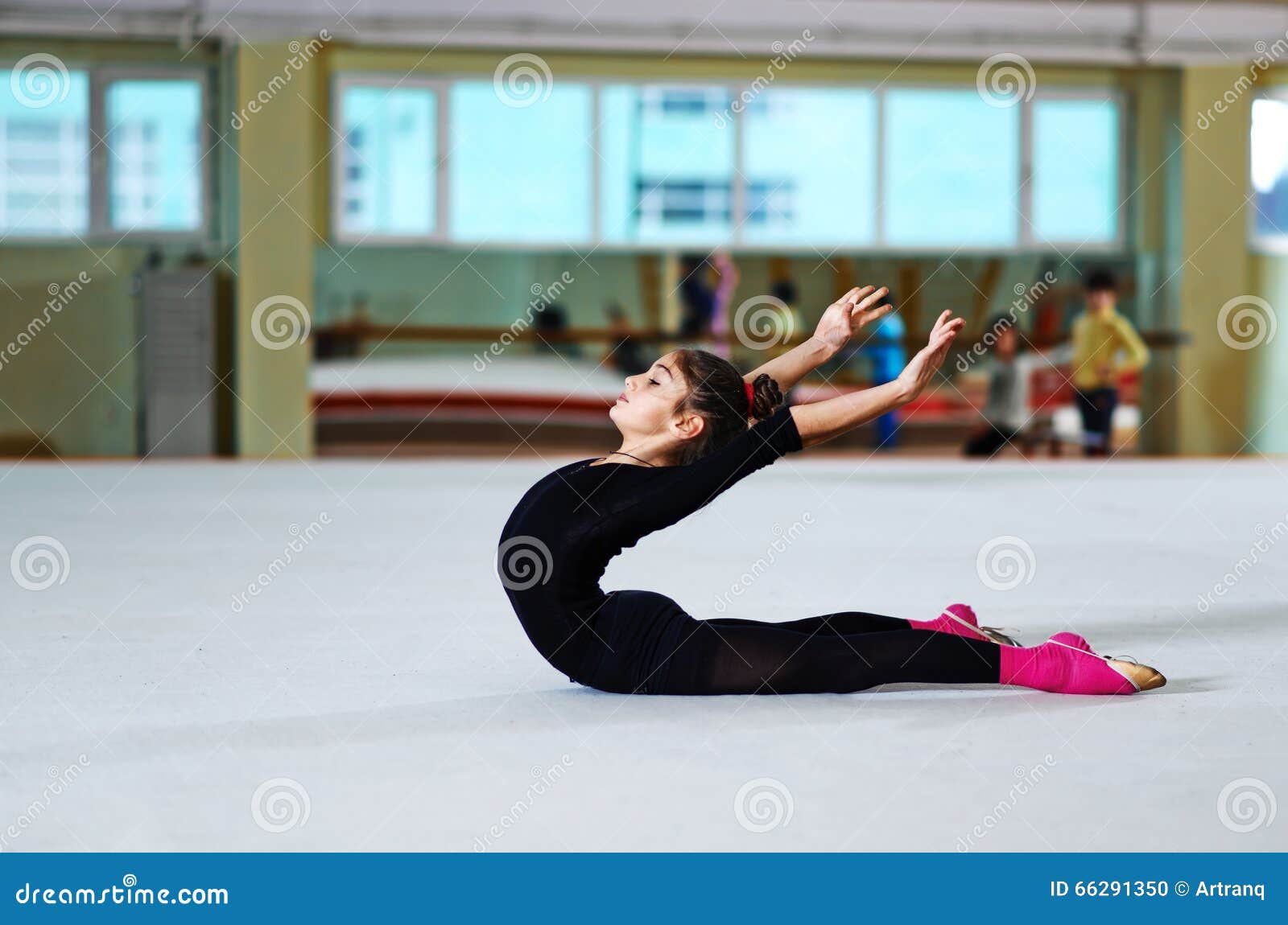 Rhythmic Gymnastics Training Splits