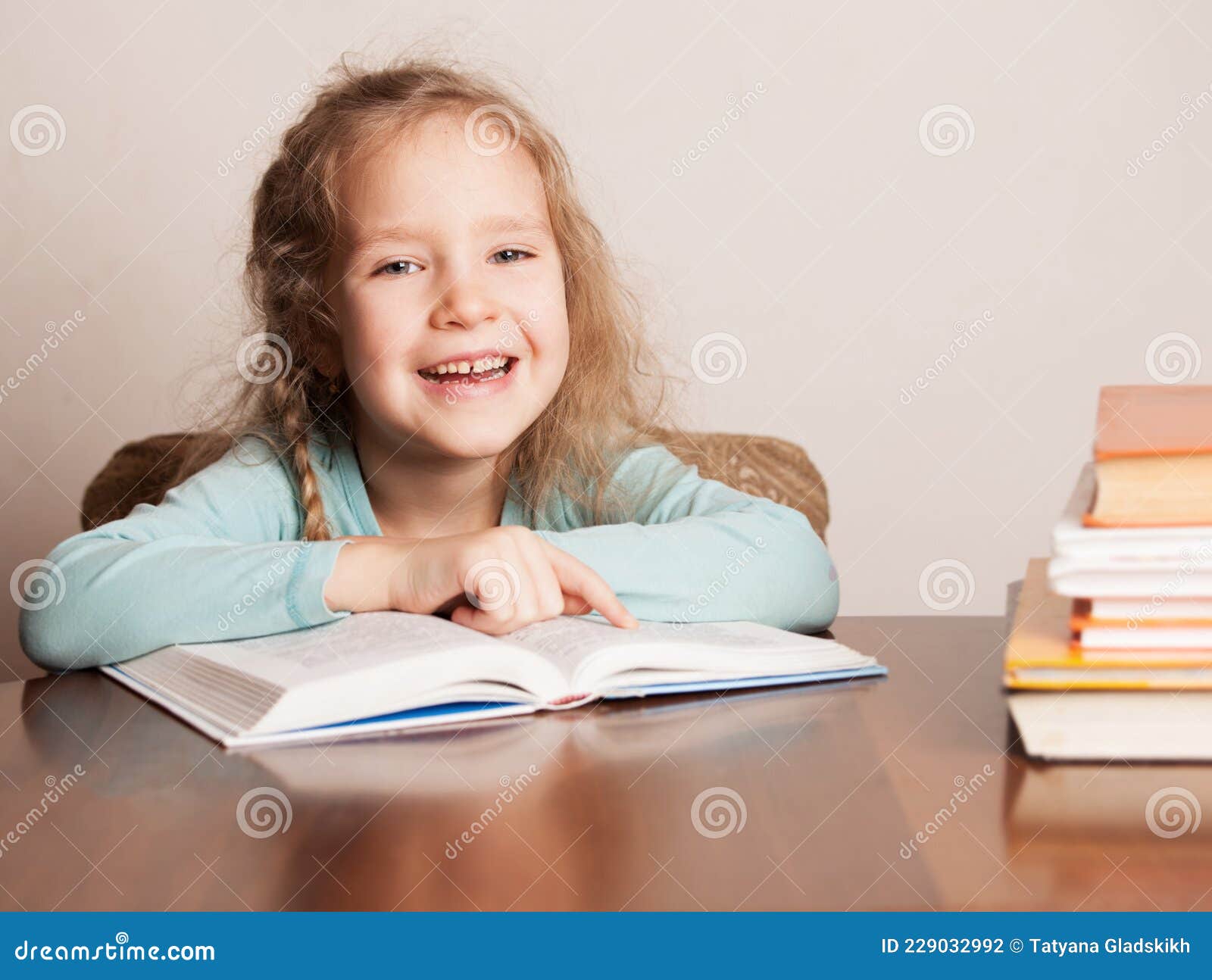 Girl doing homework stock photo. Image of person, children - 229032992