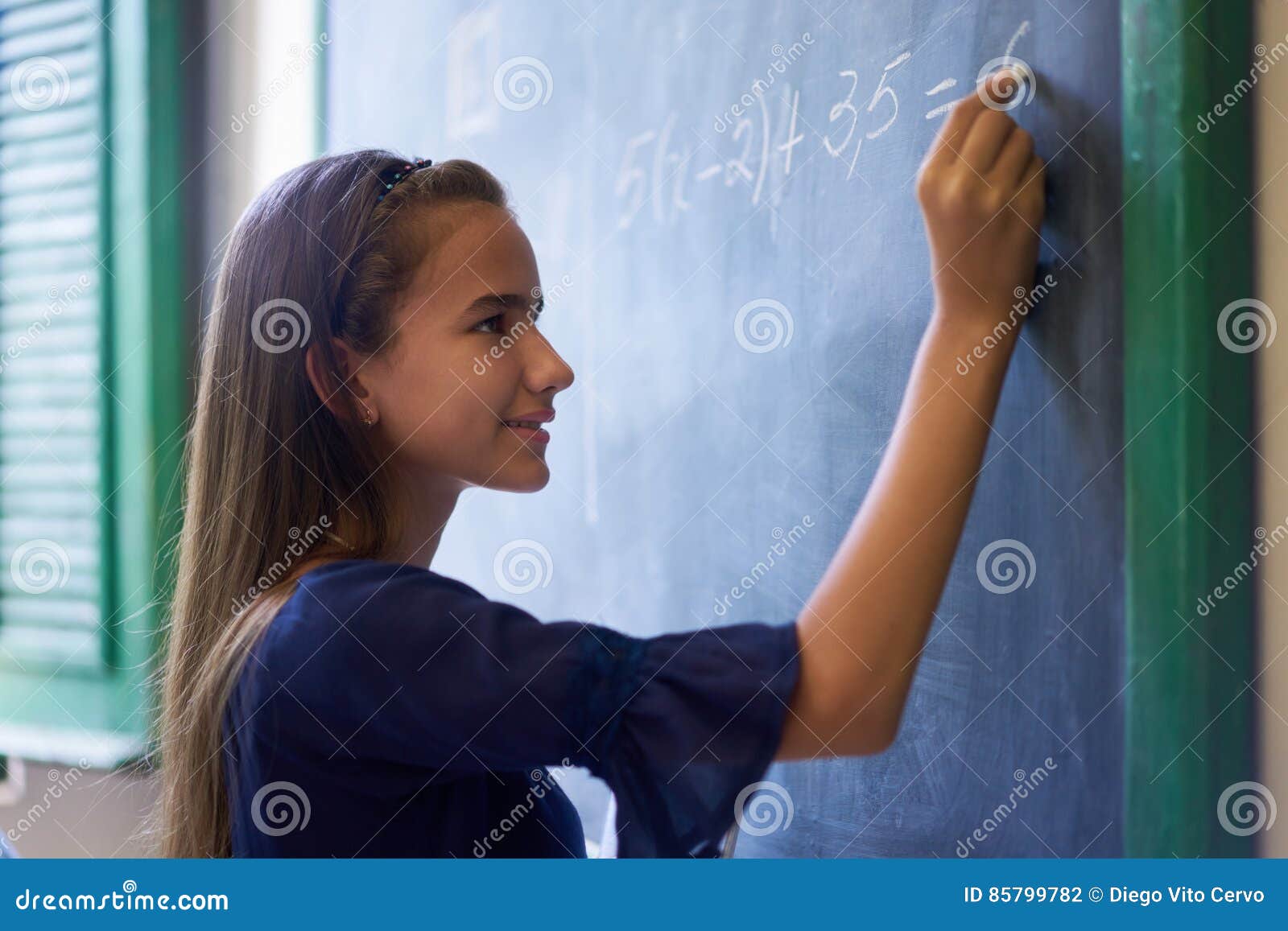 5,972 Class Girl Math Stock Photos - Free & Royalty-Free Stock Photos ...