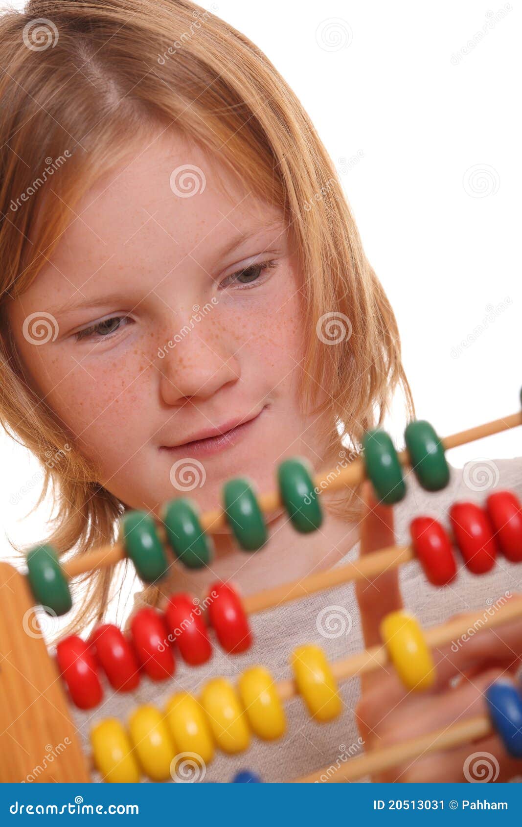 Girl doing maths stock image. Image of math, calculator - 20513031
