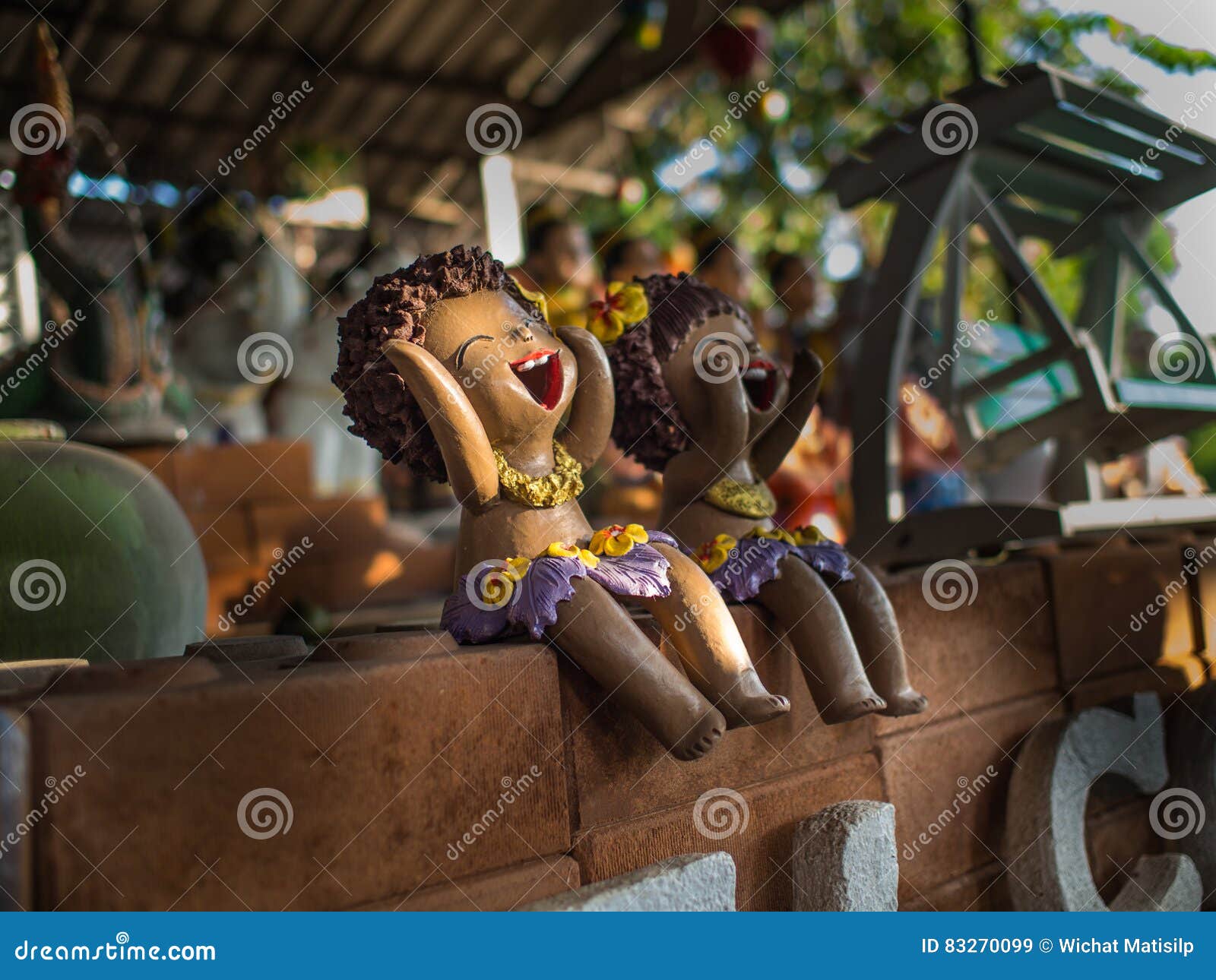 Girl Doll Islanders Laugh stock image. Image of individual - 83270099