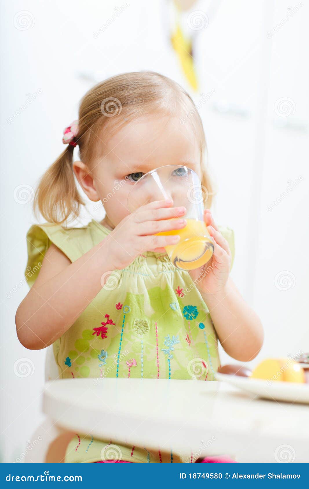 Girl drinking juice stock photo. Image of casual, adorable - 18749580
