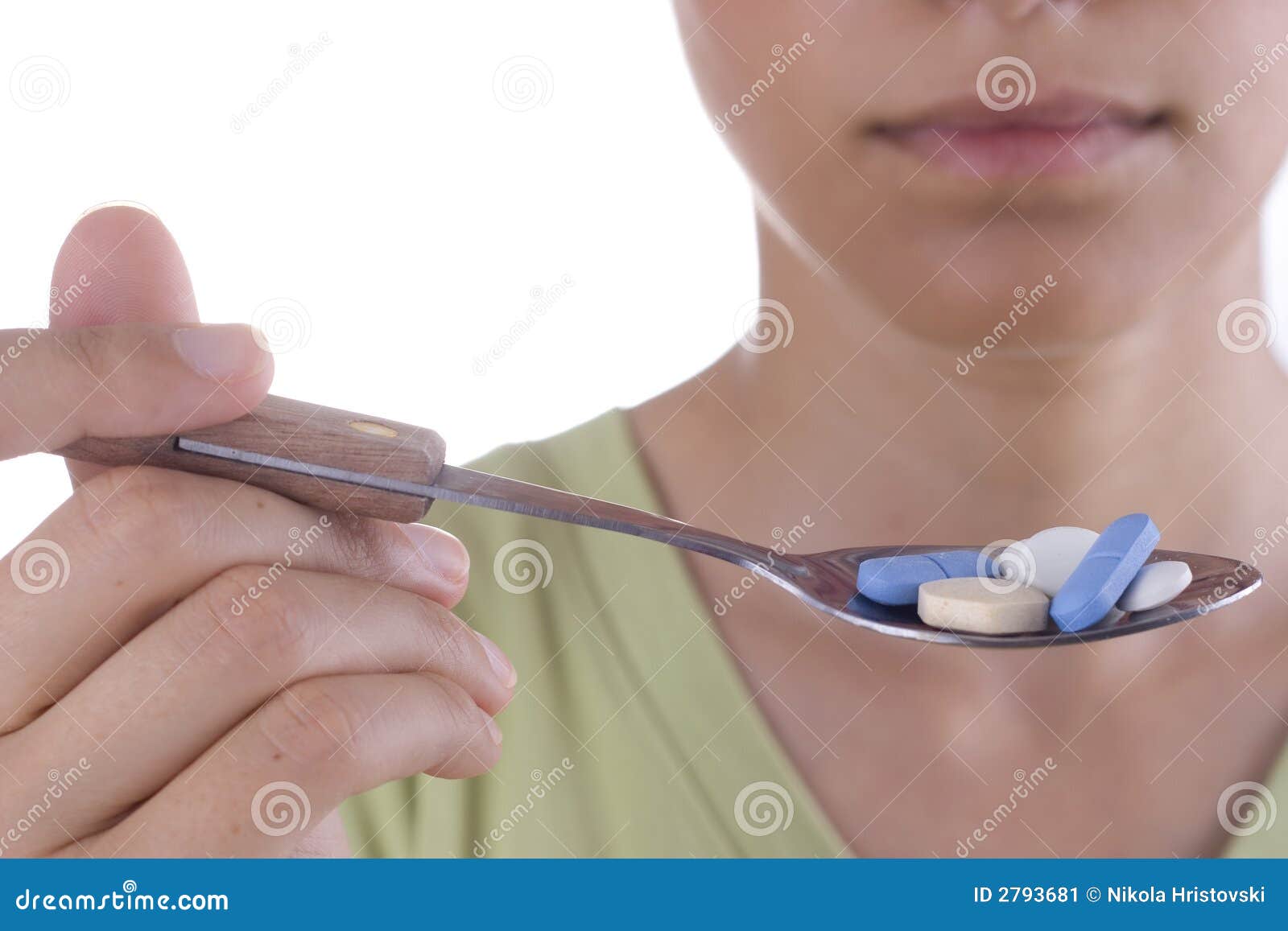 Girl drinking pills stock image. Image of cold, adult - 2793681