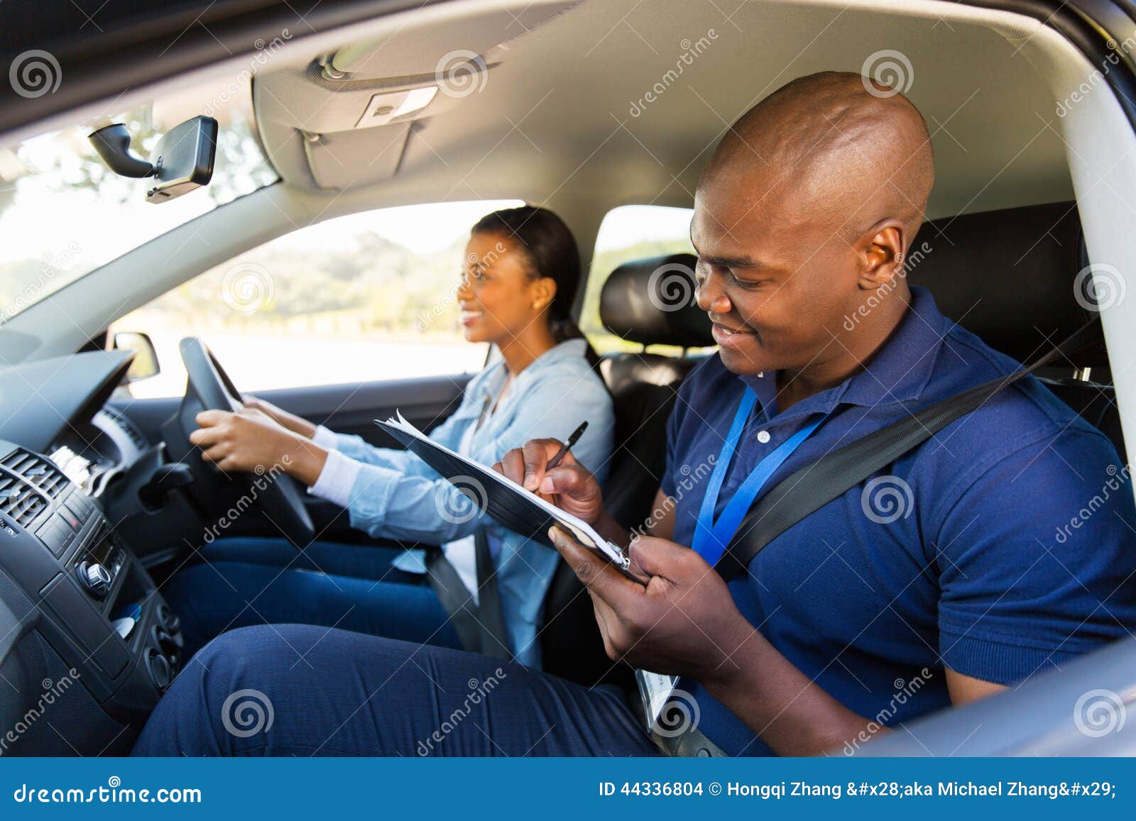 Girl driving test stock photo. Image of cute, afro, motor - 44336804