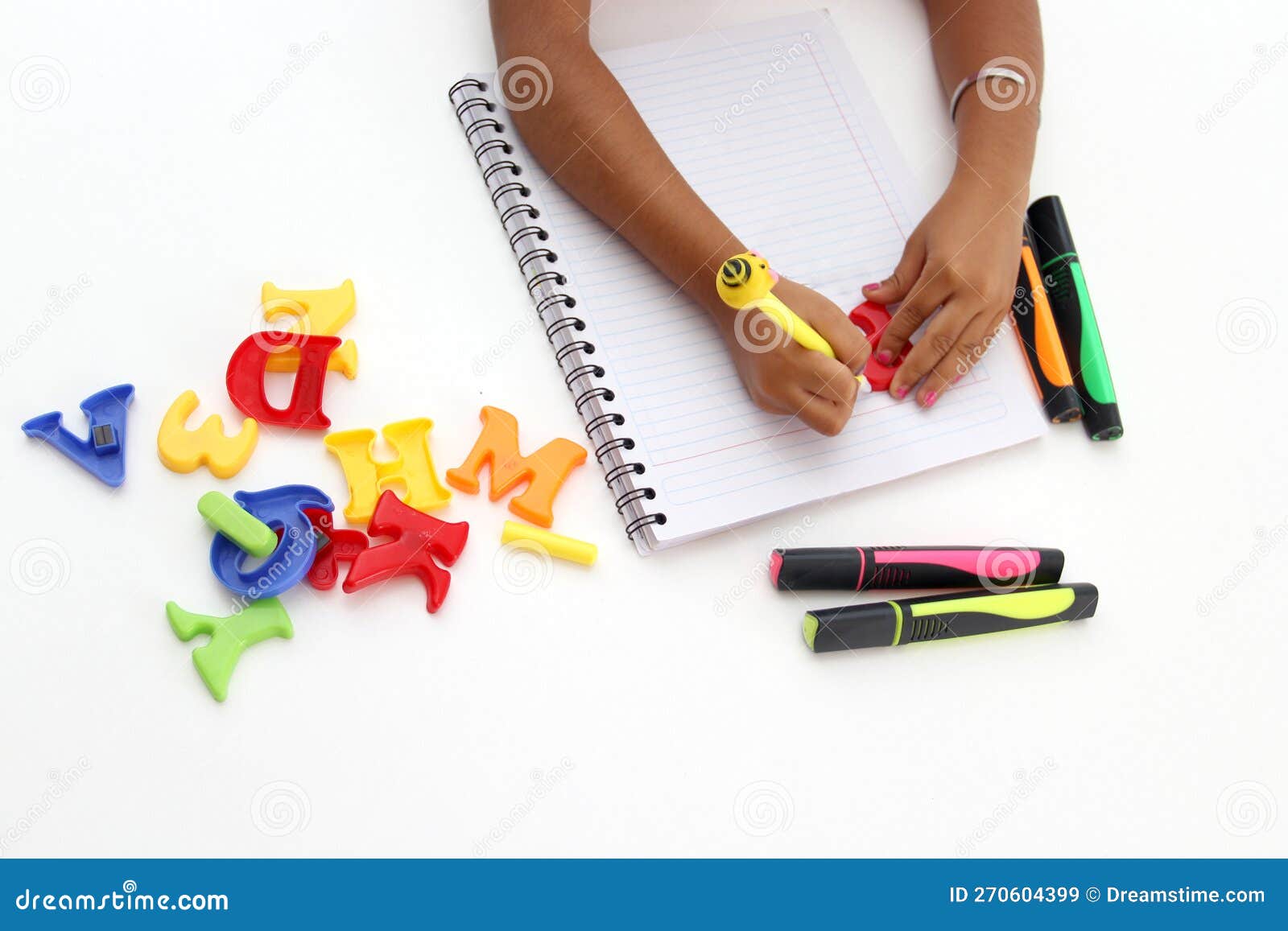 Girl with Dysgraphia, Writing Ability Disorder, with Intellectual and ...