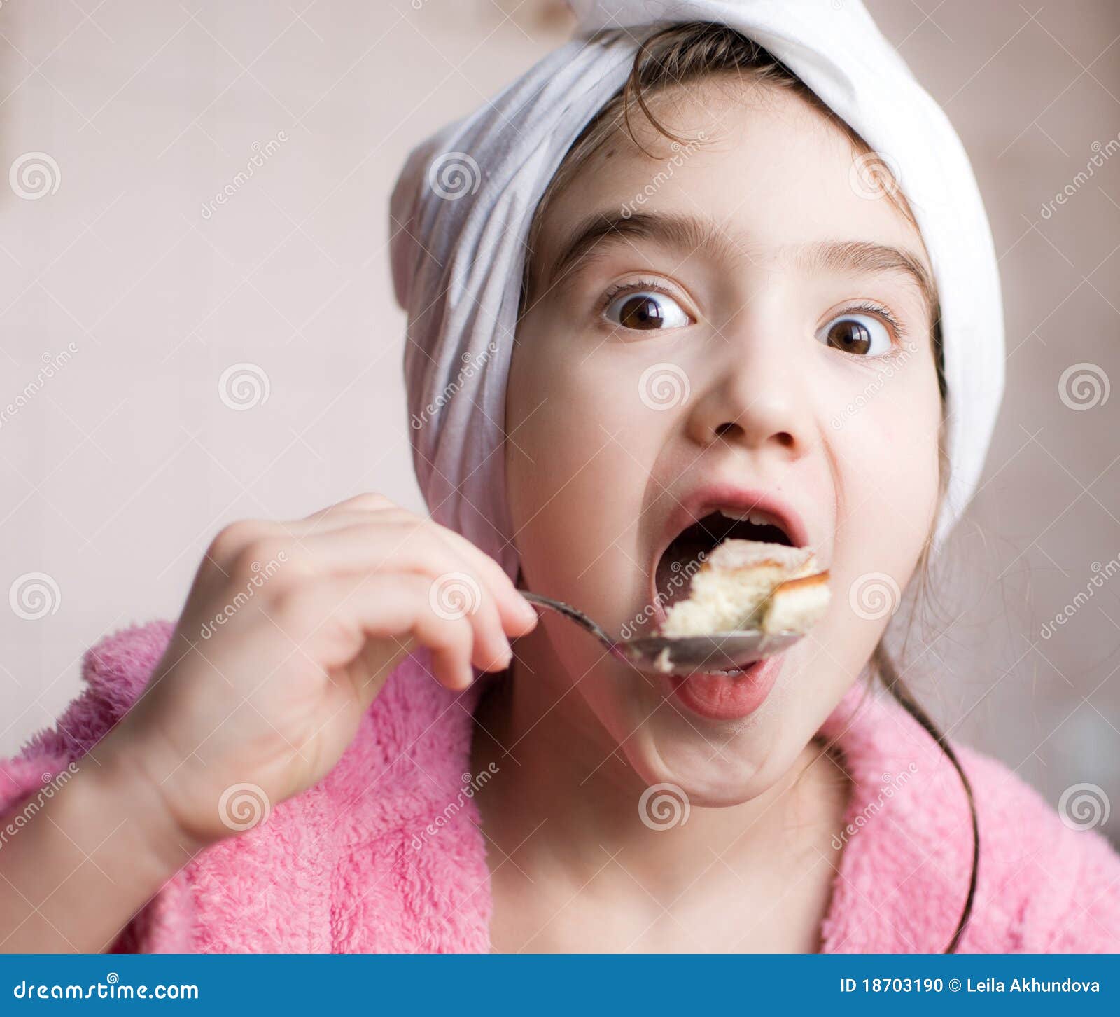 Girl eating cake stock photo. Image of happy, nine, cake - 18703190