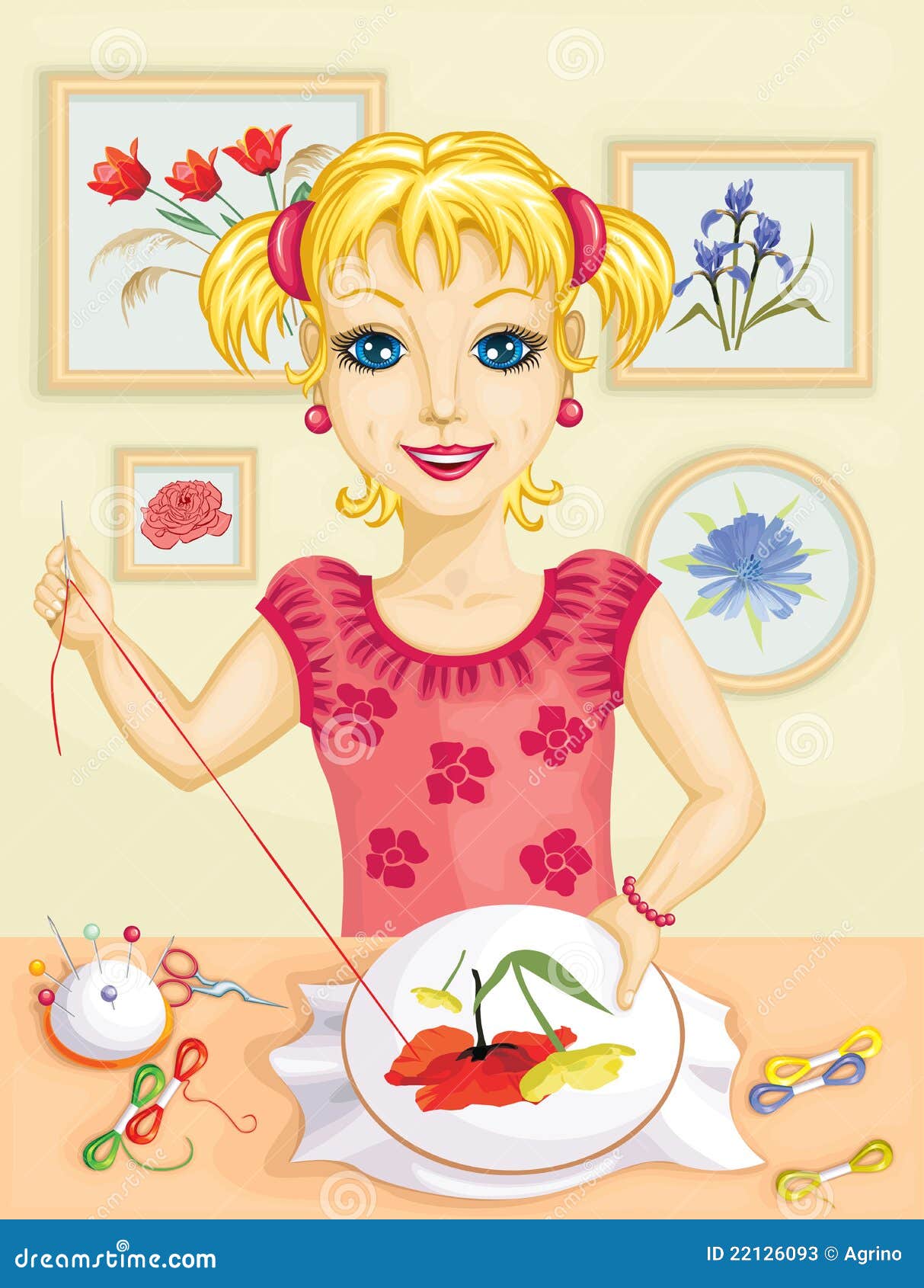 Embroidering Cartoons, Illustrations & Vector Stock Images - 1717 ...