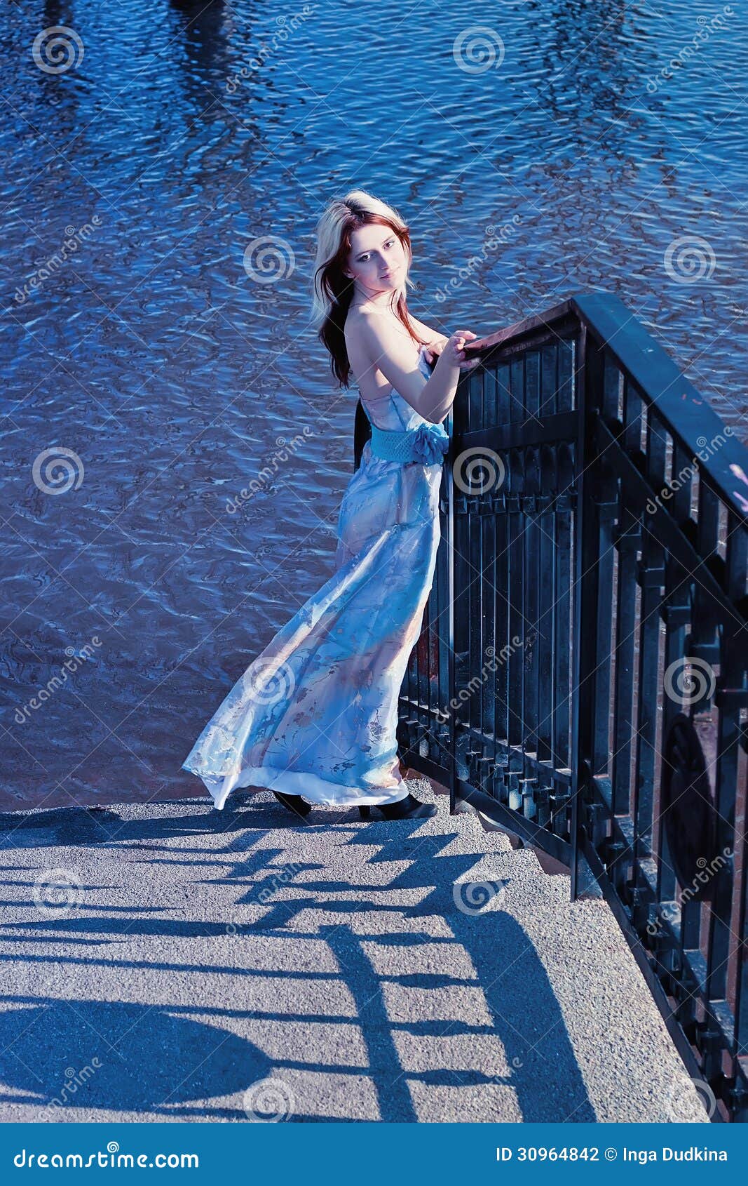 Girl in evening dress stock photo. Image of single, person - 30964842