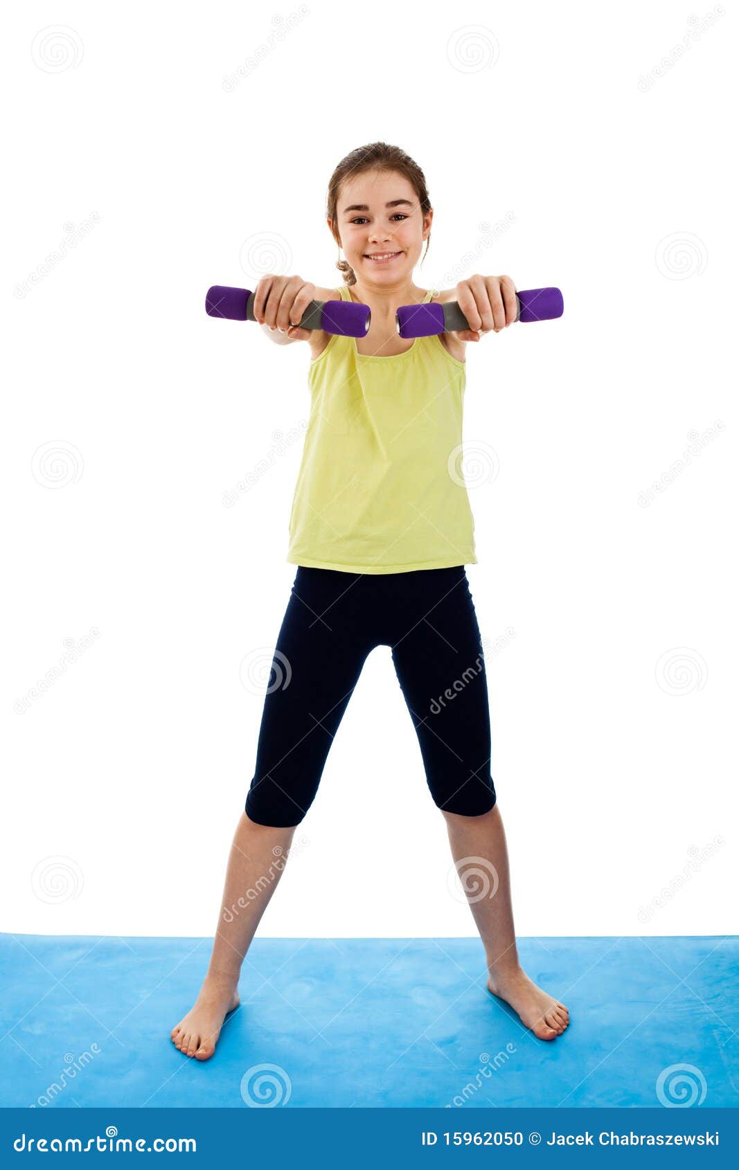 Girl exercising stock photo. Image of girl, body, healthy - 15962050