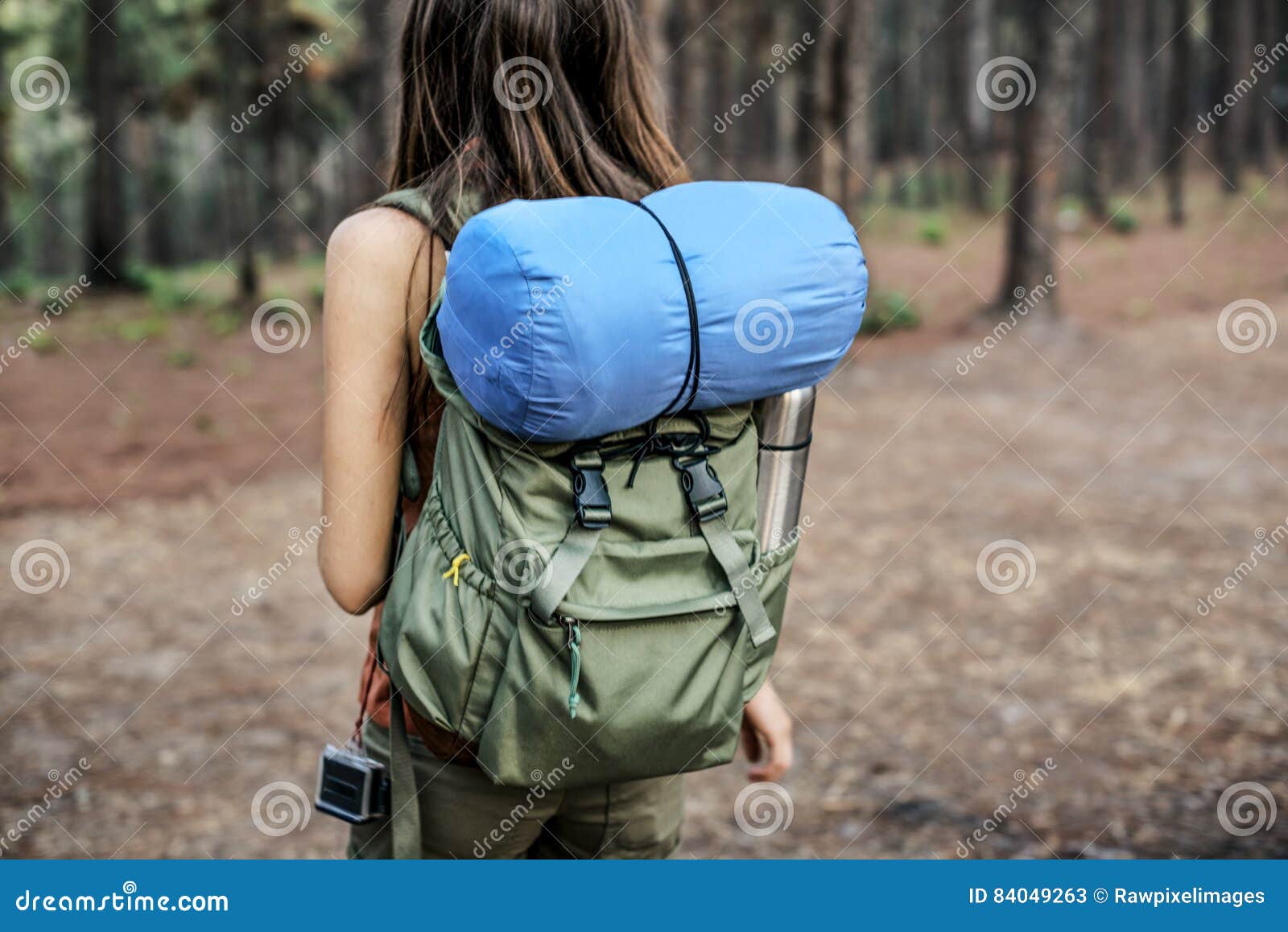 Girl Exploring Freedom Outdoors Concept Stock Image - Image of female ...