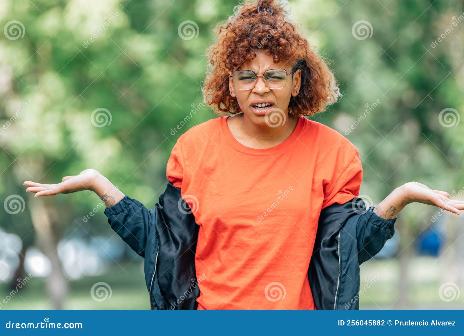 Girl with Expression of Incomprehension Stock Photo - Image of question ...