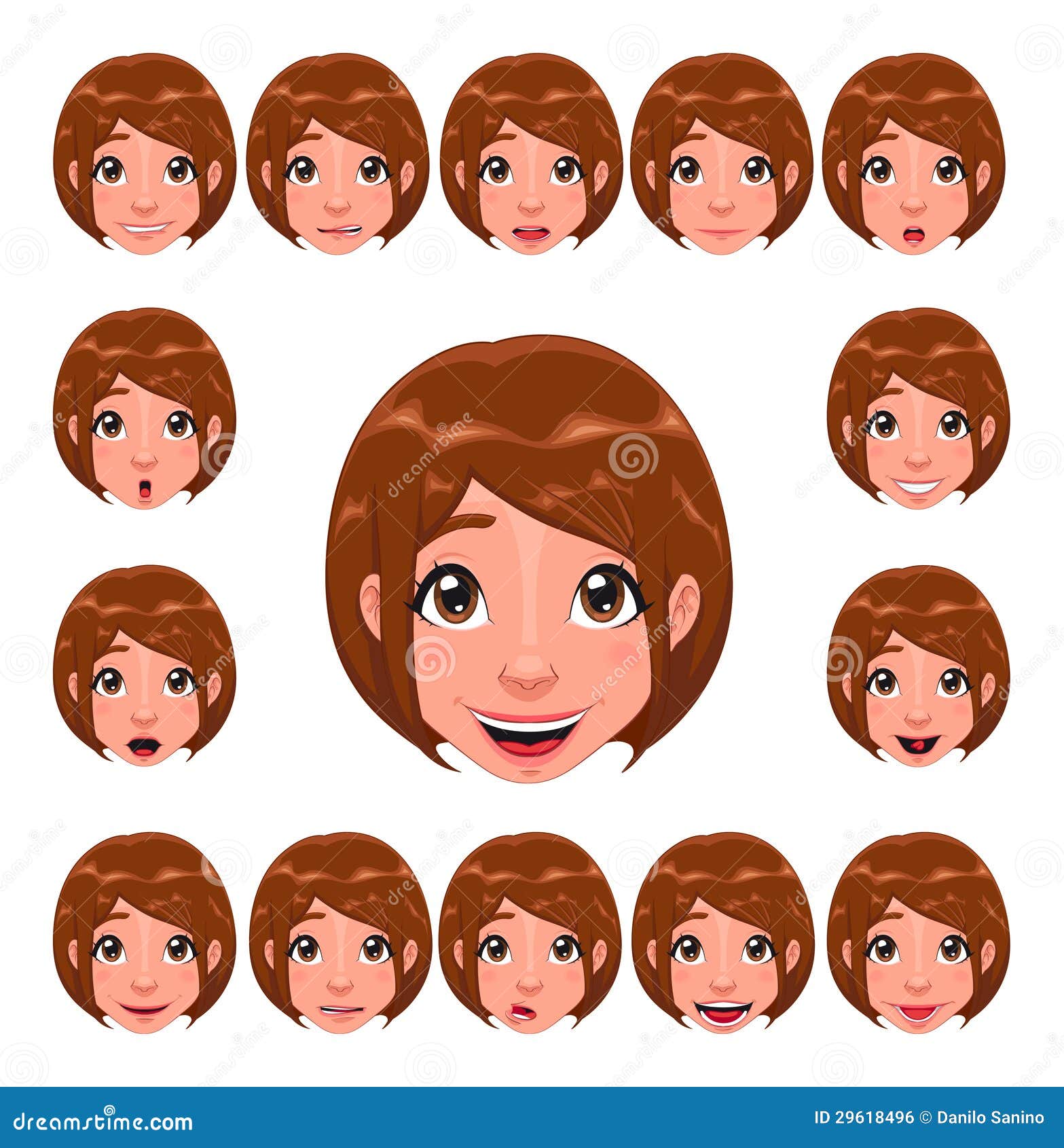 Perplexed Girl Look At Metro Plan Cartoon Vector | CartoonDealer.com ...
