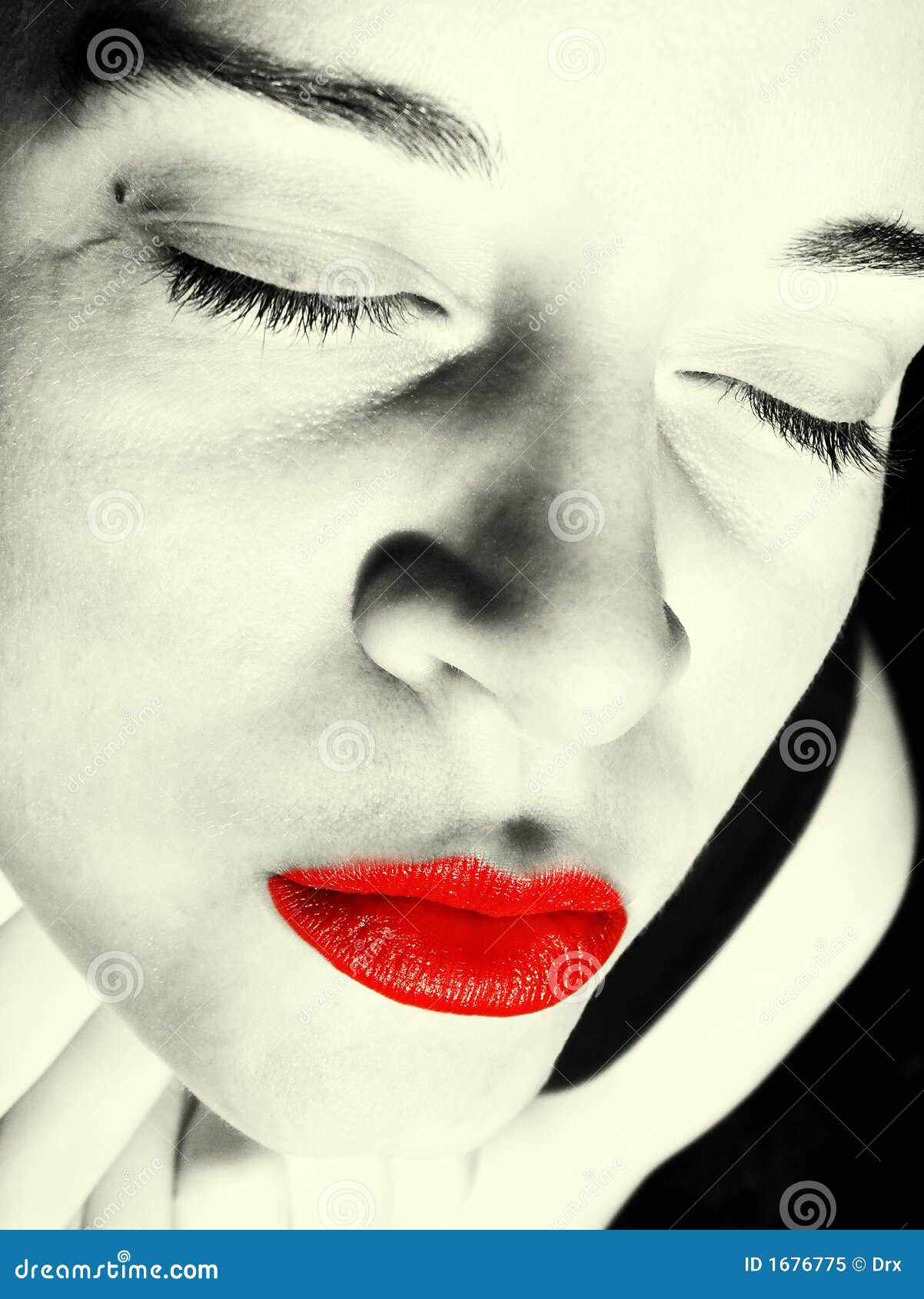 Girl Face - Abstract Colors Stock Image - Image of contrast, colors ...