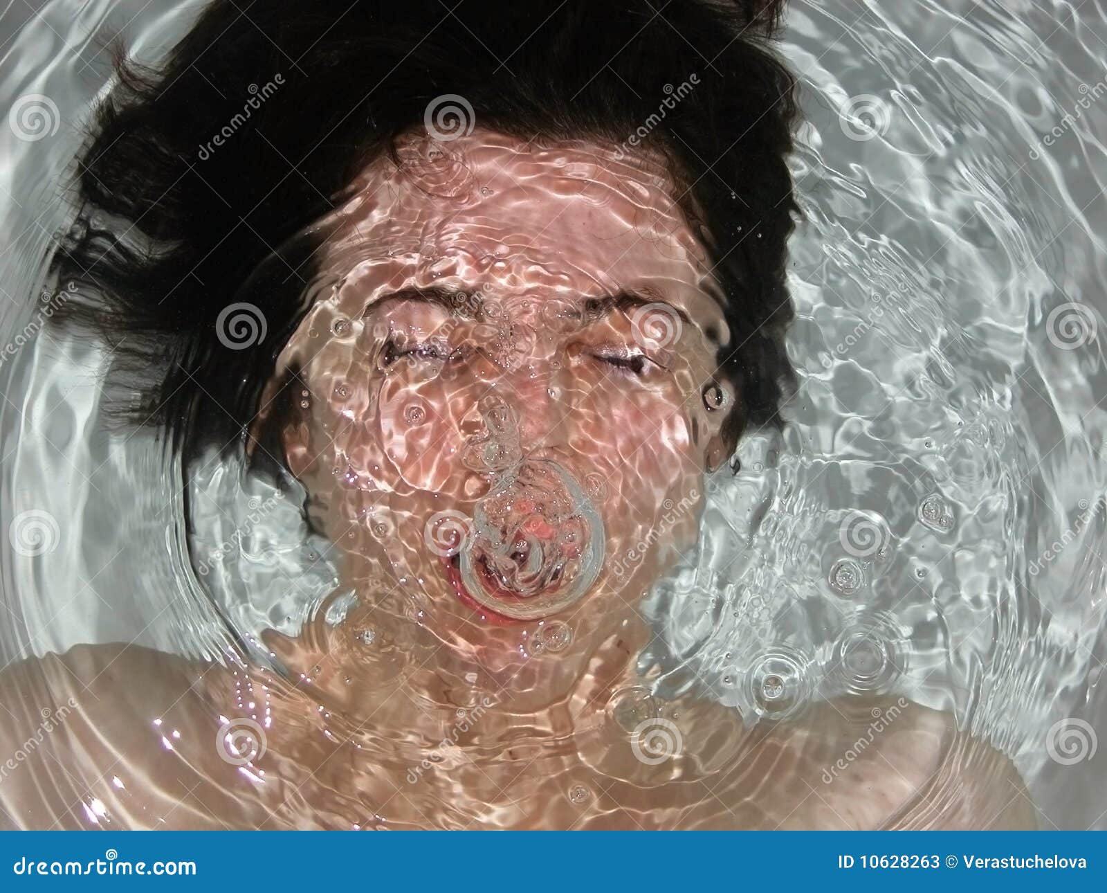 Girl face under water stock image. Image of refresh, female - 10628263