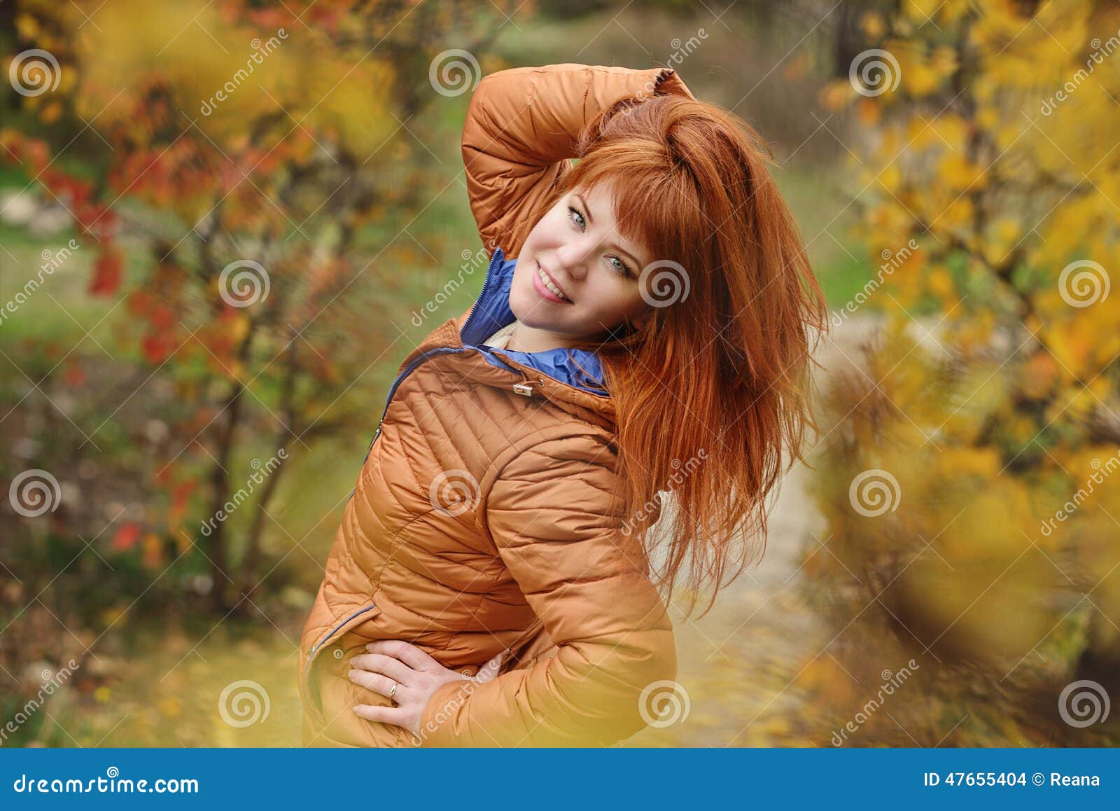 Girl in fall stock photo. Image of outdoors, nature, cheerful - 47655404