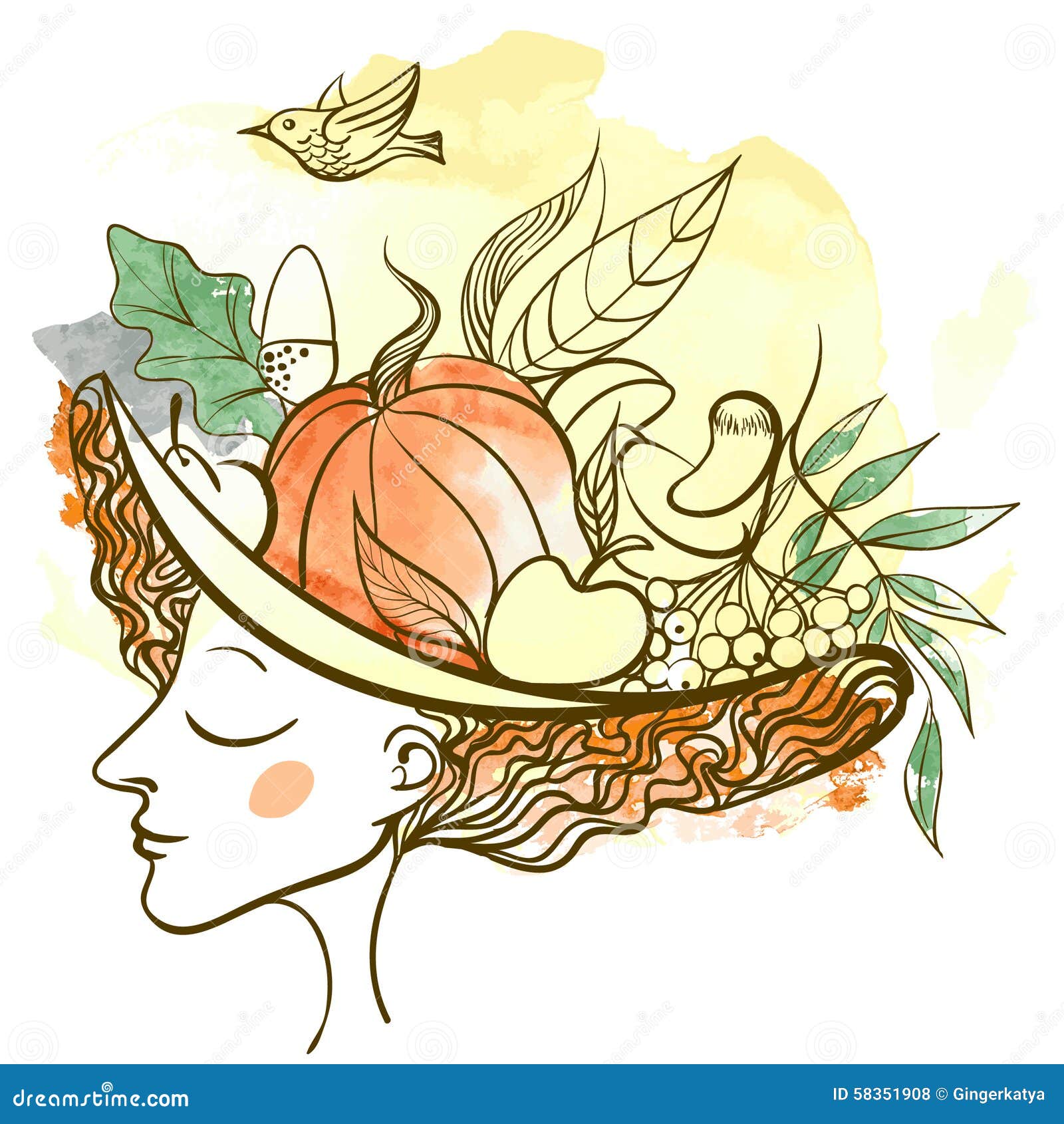 Girl Fall Silhouette Cartoon Vector | CartoonDealer.com #24245993