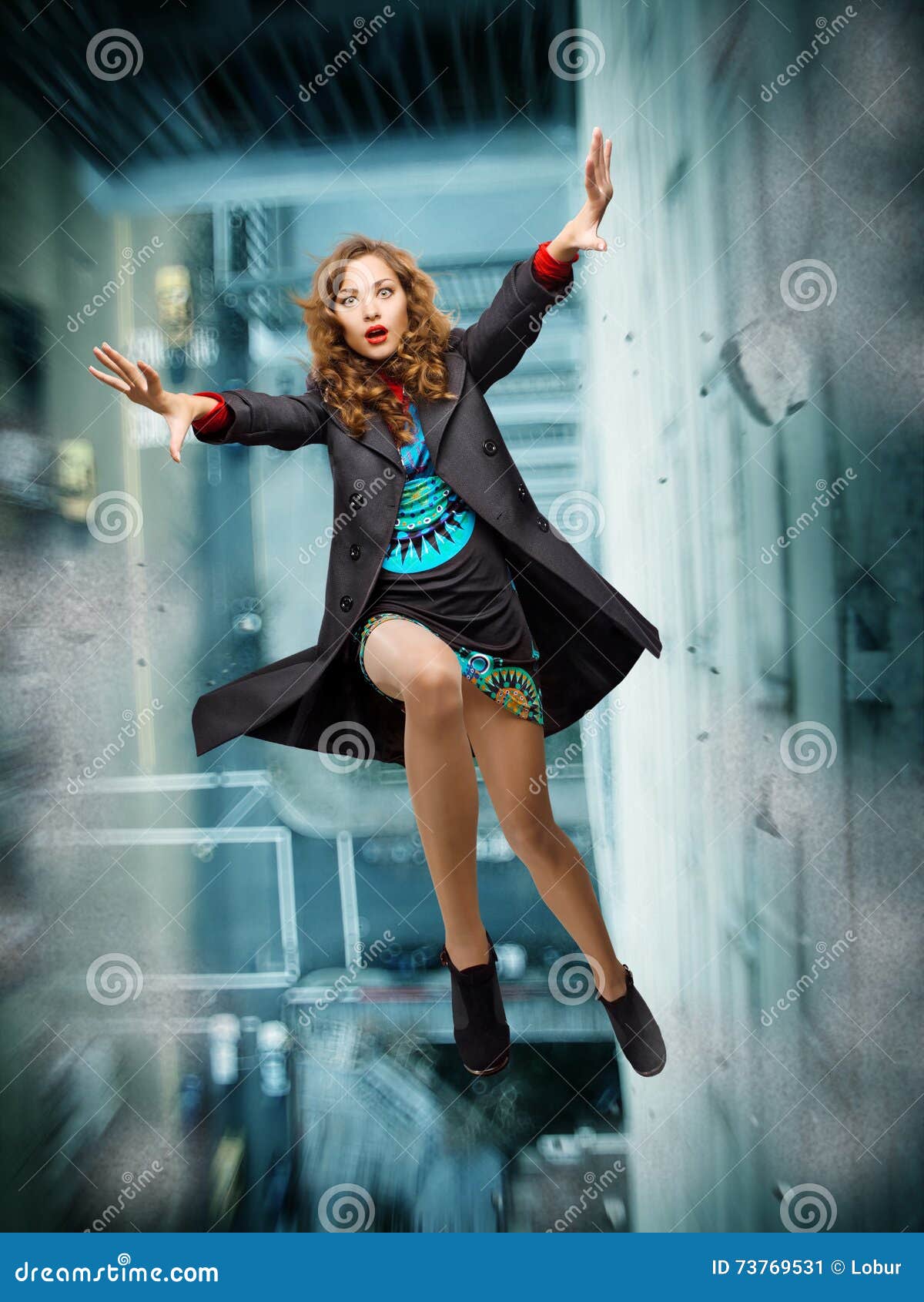 Girl Falling Down from the Roof Stock Image - Image of assassination ... Girl Falling Down from the Roof Stock Image - Image of assassination ...
