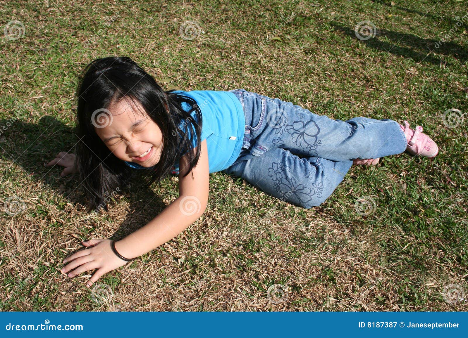 Woman Falling Down