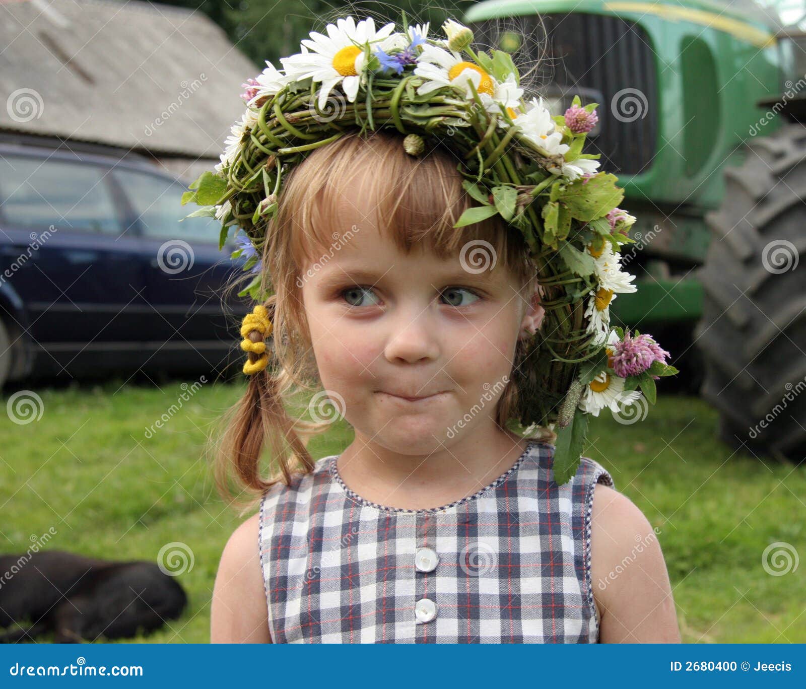 Girl in farm stock photo. Image of childhood, eyes, child - 2680400