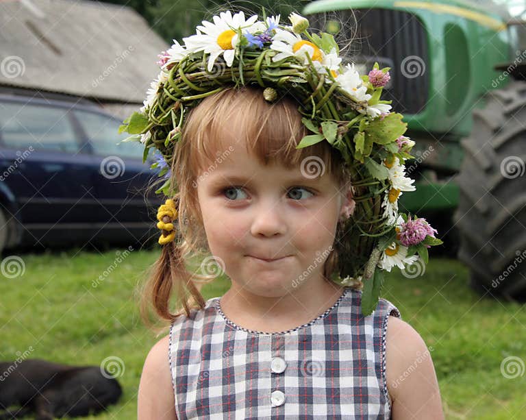 Girl in farm stock photo. Image of childhood, eyes, child - 2680400