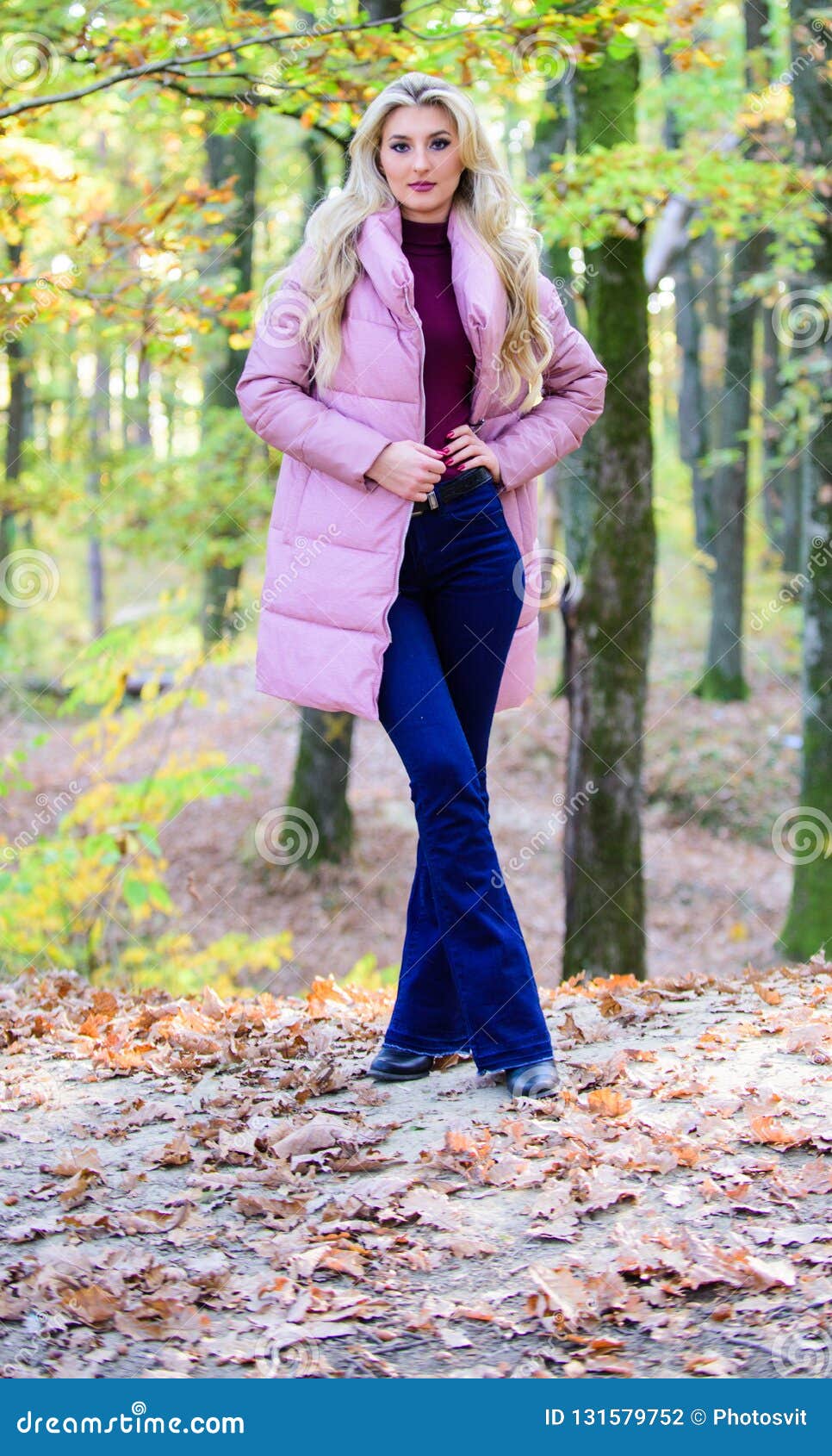 Girl Fashionable Blonde Walk In Park Jackets Everyone Should Have