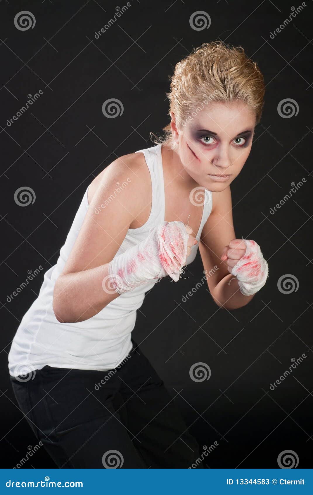 Girl fighter stock image. Image of ethnicity, fashion - 13344583