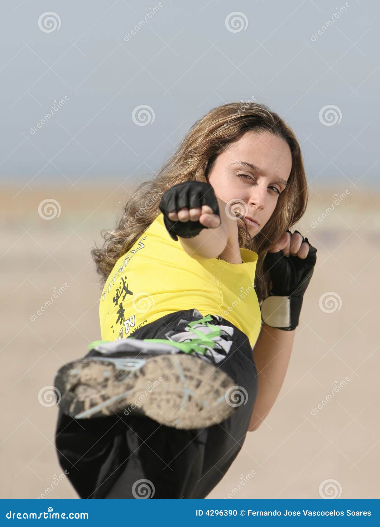Girl fighting stock photo. Image of fist, brown, tank - 4296390