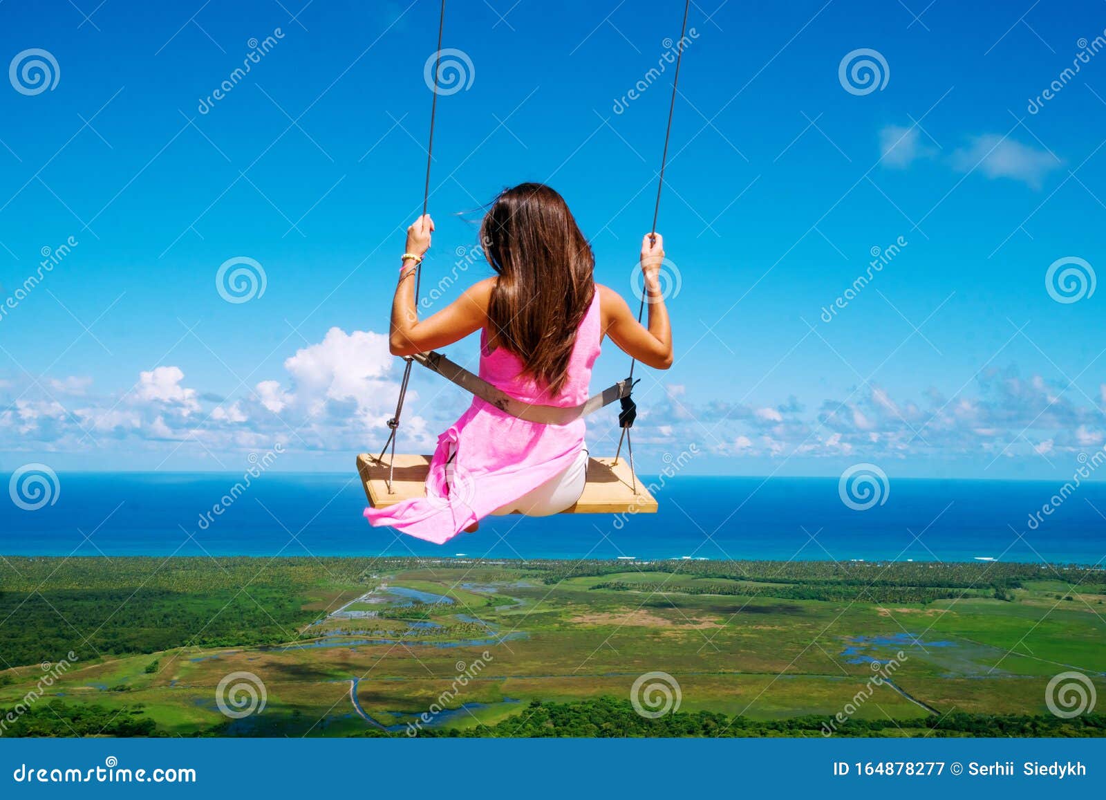 Girl floating in the air stock image. Image of rides - 164878277